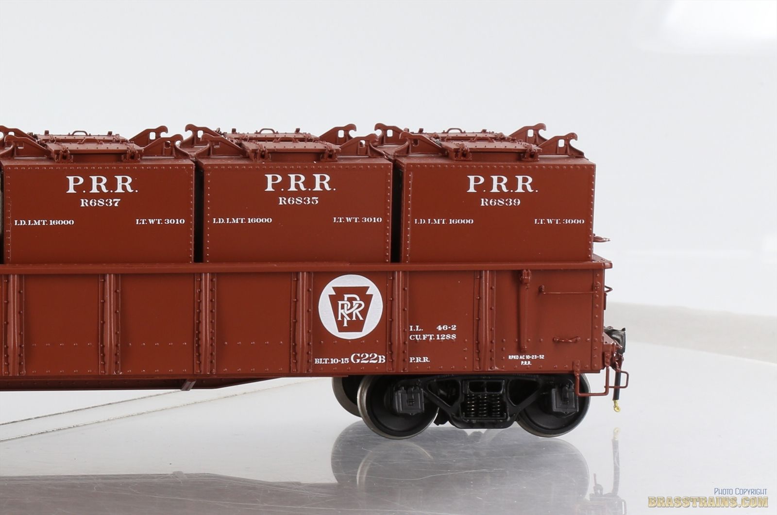 O Scale Brass Model - Kohs & Co. Pennsylvania PRR G22b Gondola w ...