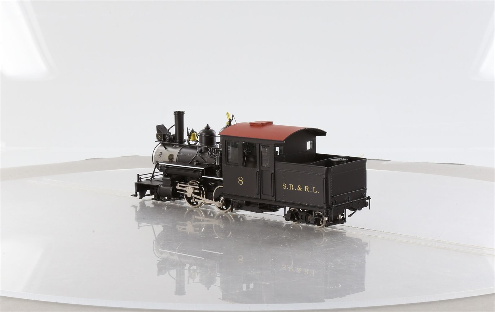 On2-1/2 Brass Model - The Car Works SR&RL 2-4-4T Steam Loco #8 - F/P