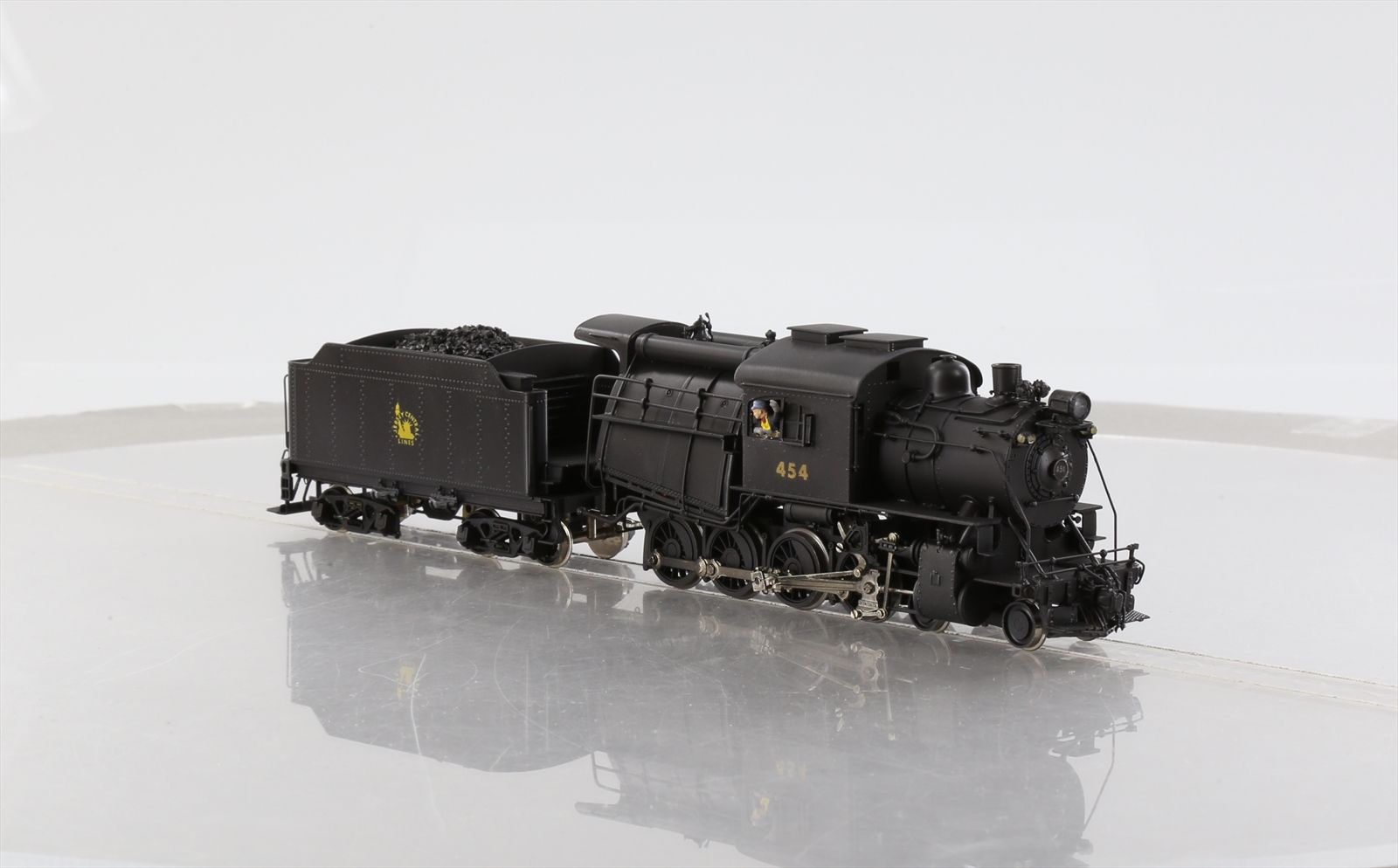 HO Brass Model - NJCB ST-210 CNJ Central New Jersey K-1 Camelback 4-8-0 ...