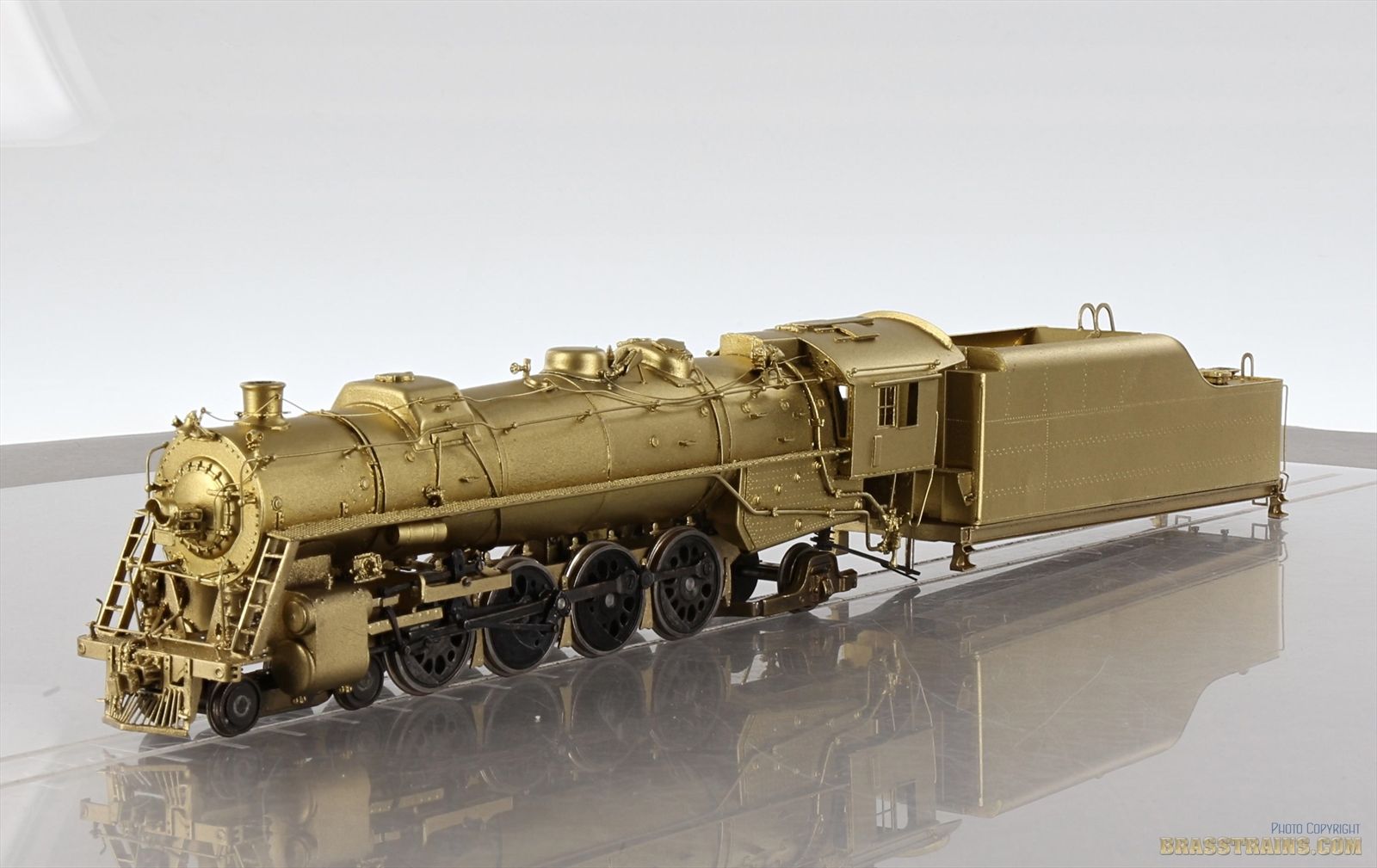 HO Brass Model Train - Hallmark Models ICRR Illinois Central 4-8-2 ...