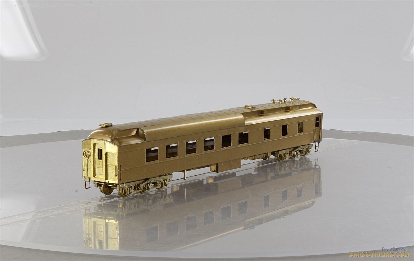 HO Brass Model Passenger Car - Lambert 822 HW Heavyweight Diner - Unpainted