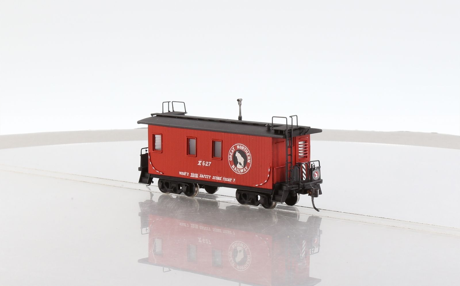 HO Brass Model - Oriental GN Great Northern GNX Caboose Less Cupola # ...