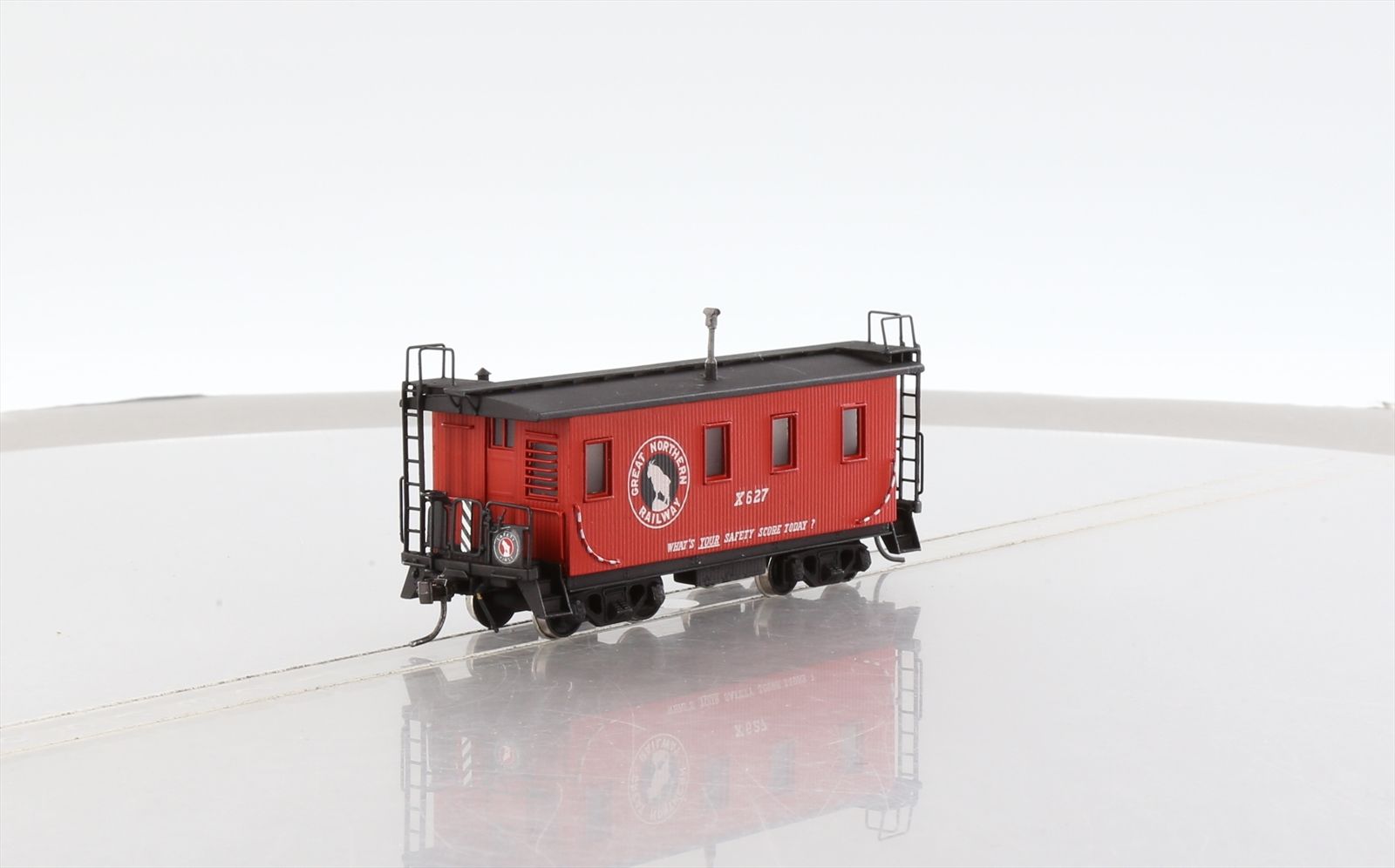 HO Brass Model - Oriental GN Great Northern GNX Caboose Less Cupola # ...