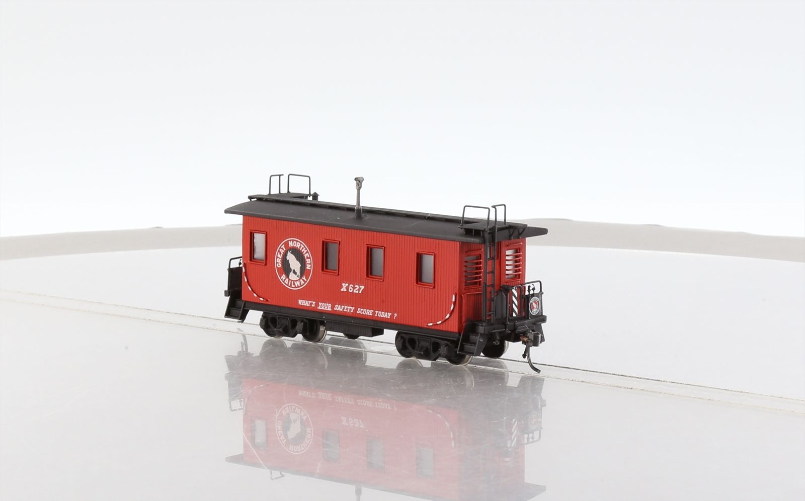 HO Brass Model - Oriental GN Great Northern GNX Caboose Less Cupola # ...