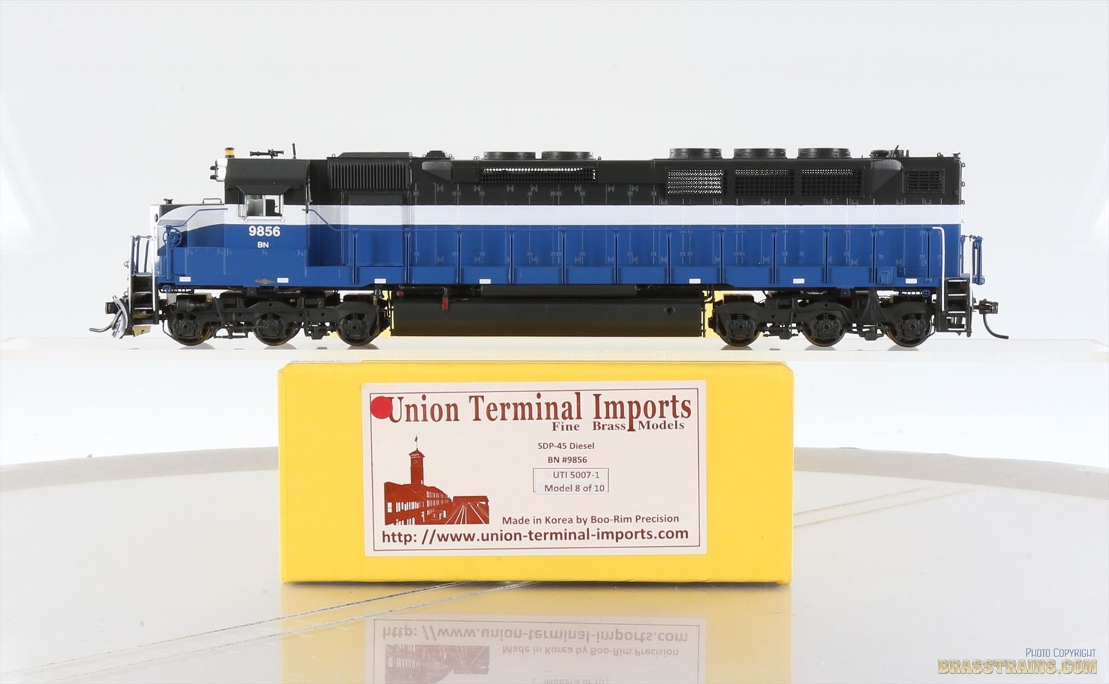 HO Brass Model - UTI 5007-1 BN Burlington Northern SDP-45 Diesel #9856 ...
