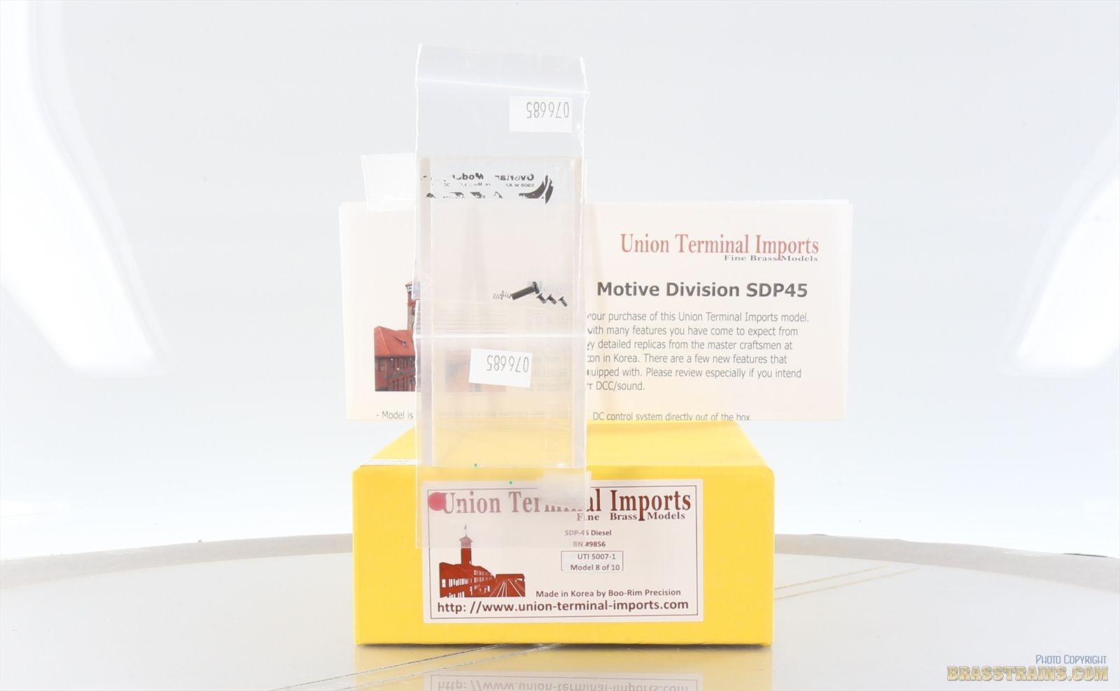 HO Brass Model - UTI 5007-1 BN Burlington Northern SDP-45 Diesel #9856 ...