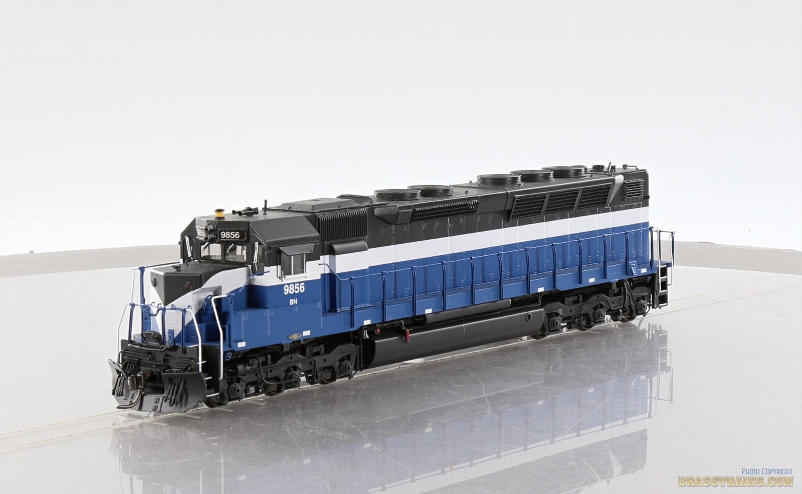 HO Brass Model - UTI 5007-1 BN Burlington Northern SDP-45 Diesel #9856 ...