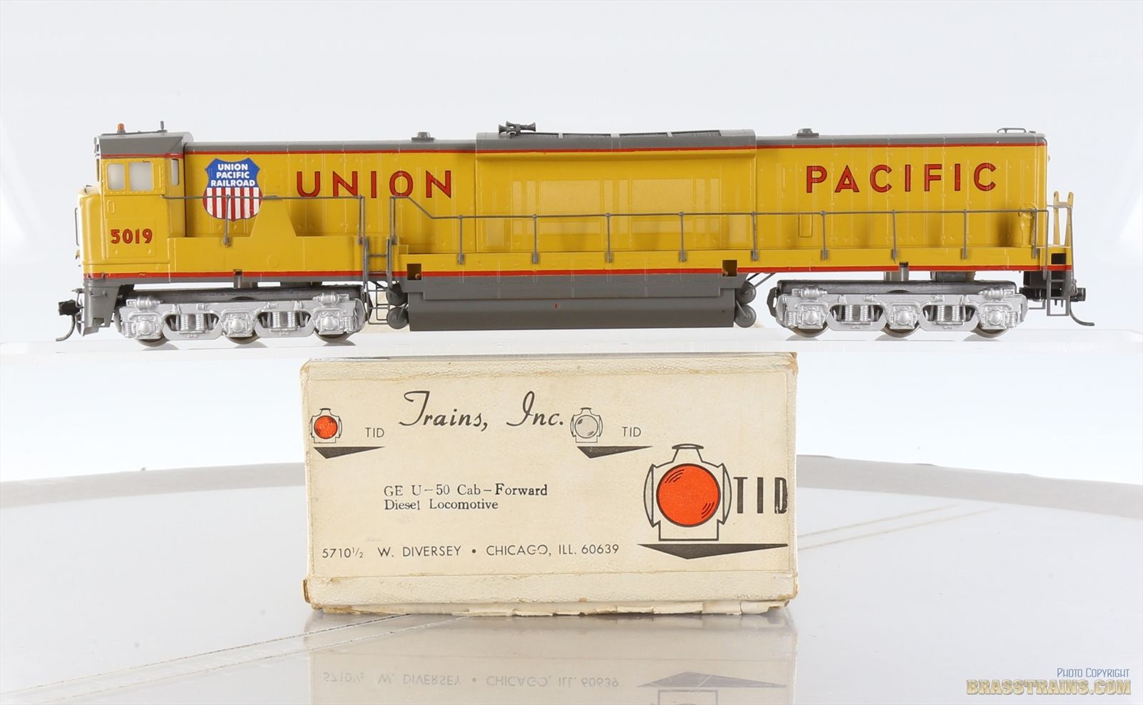 HO Brass Model Train - Alco Models D-134 UP Union Pacific GE U50C ...
