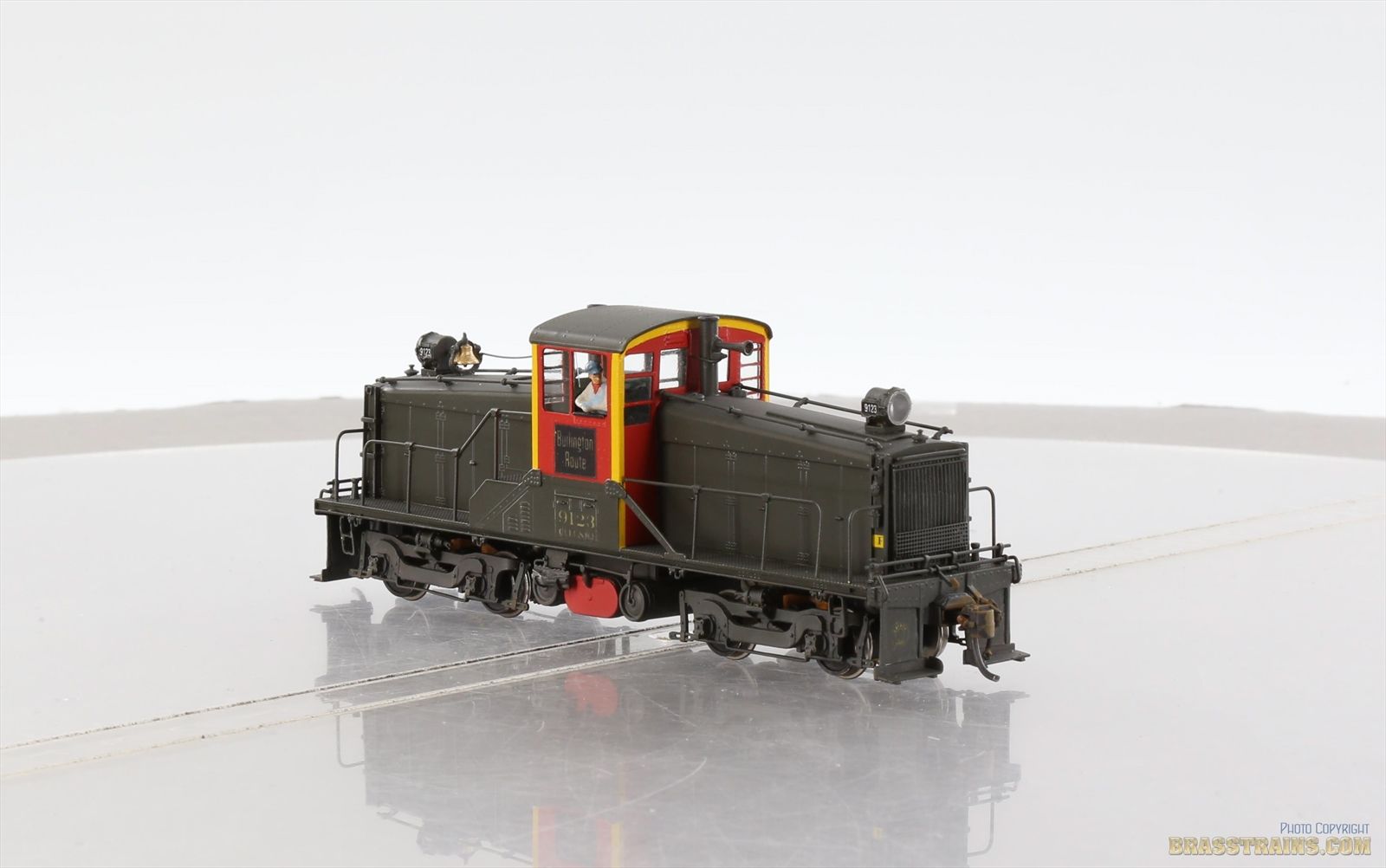 HO Brass Model - Oriental 0390 CB&Q Burlington MLW 65-Ton Center Cab ...