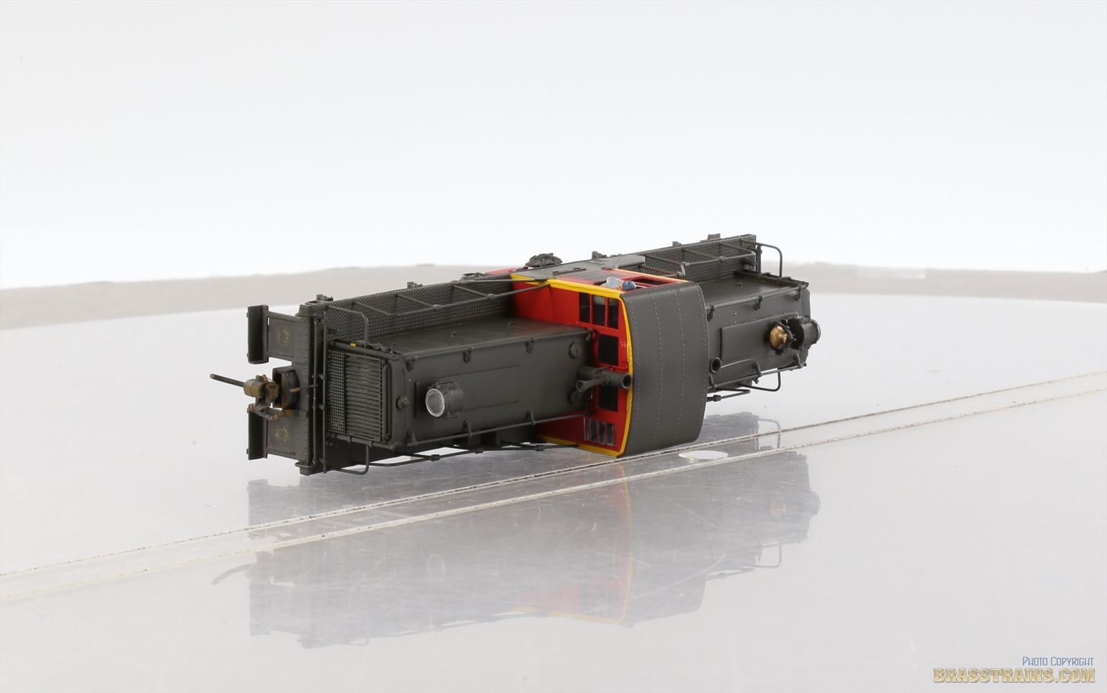 HO Brass Model - Oriental 0390 CB&Q Burlington MLW 65-Ton Center Cab Diesel Switcher #9123 - Custom