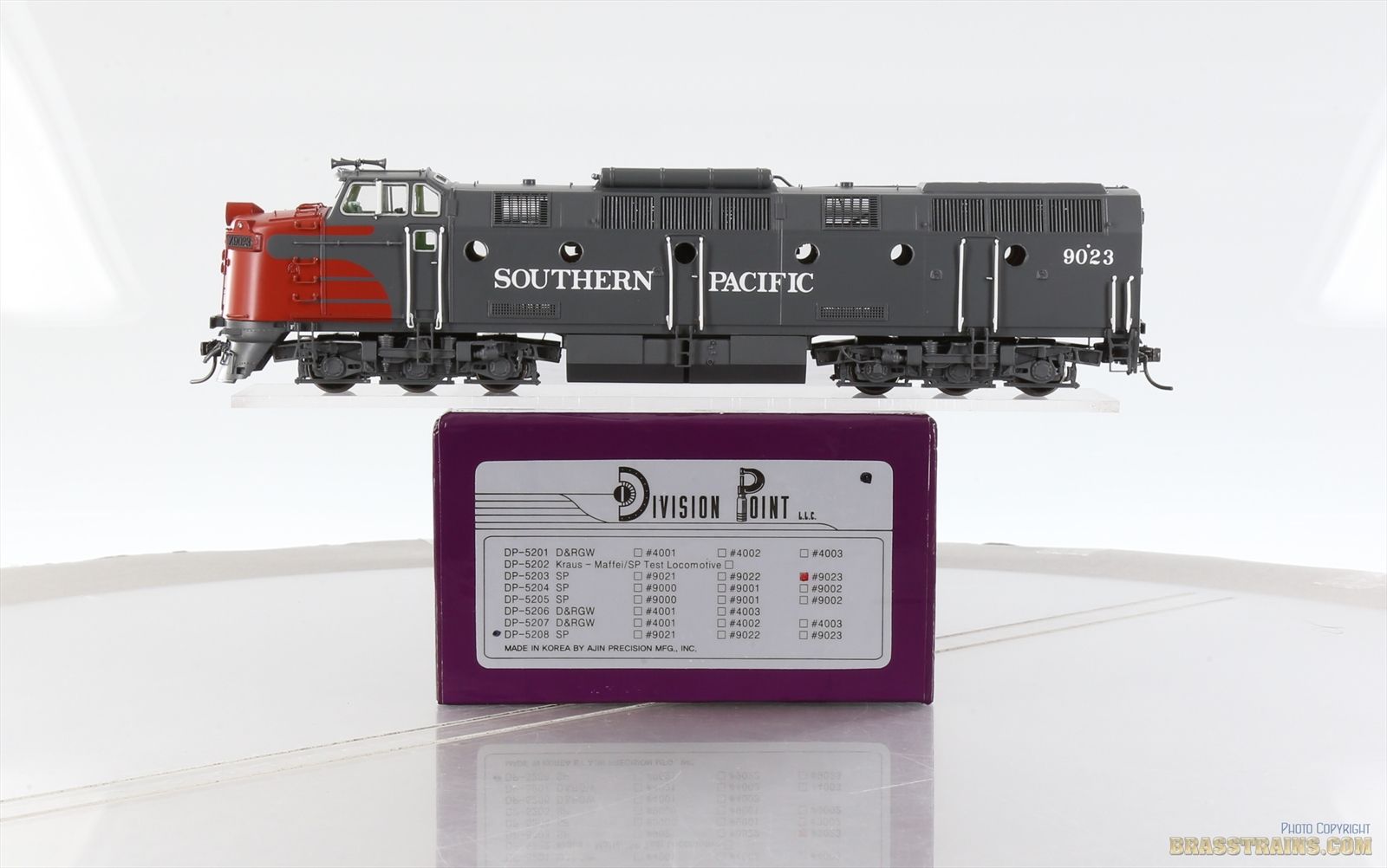 HO Brass Model - DP 5208 Division Point SP Krauss-Maffei Diesel #9023 ...
