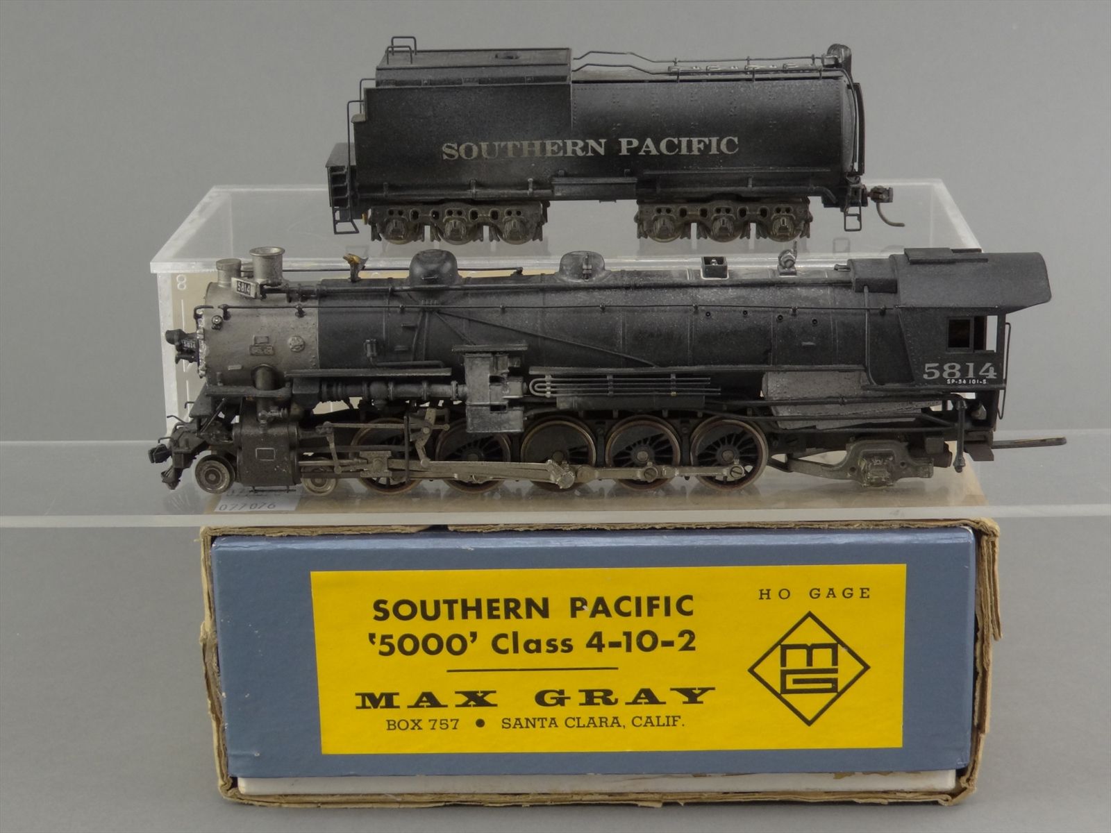 HO Brass Model Train - Max Gray SP Southern Pacific Class 5000 4-10-2 ...
