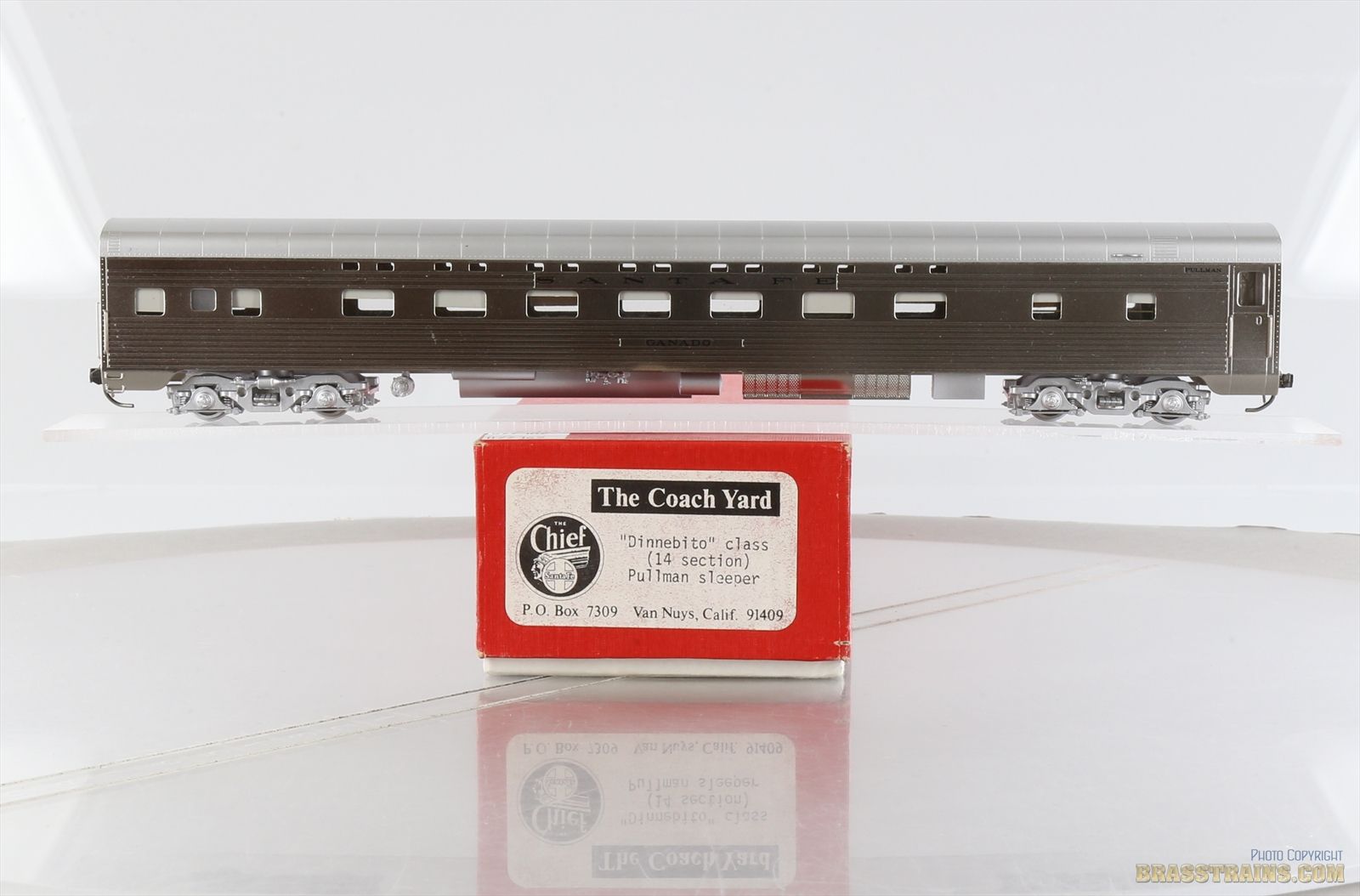 HO Brass Model - TCY AT&SF Santa Fe Ganado 14 Section Pullman Sleeper ...