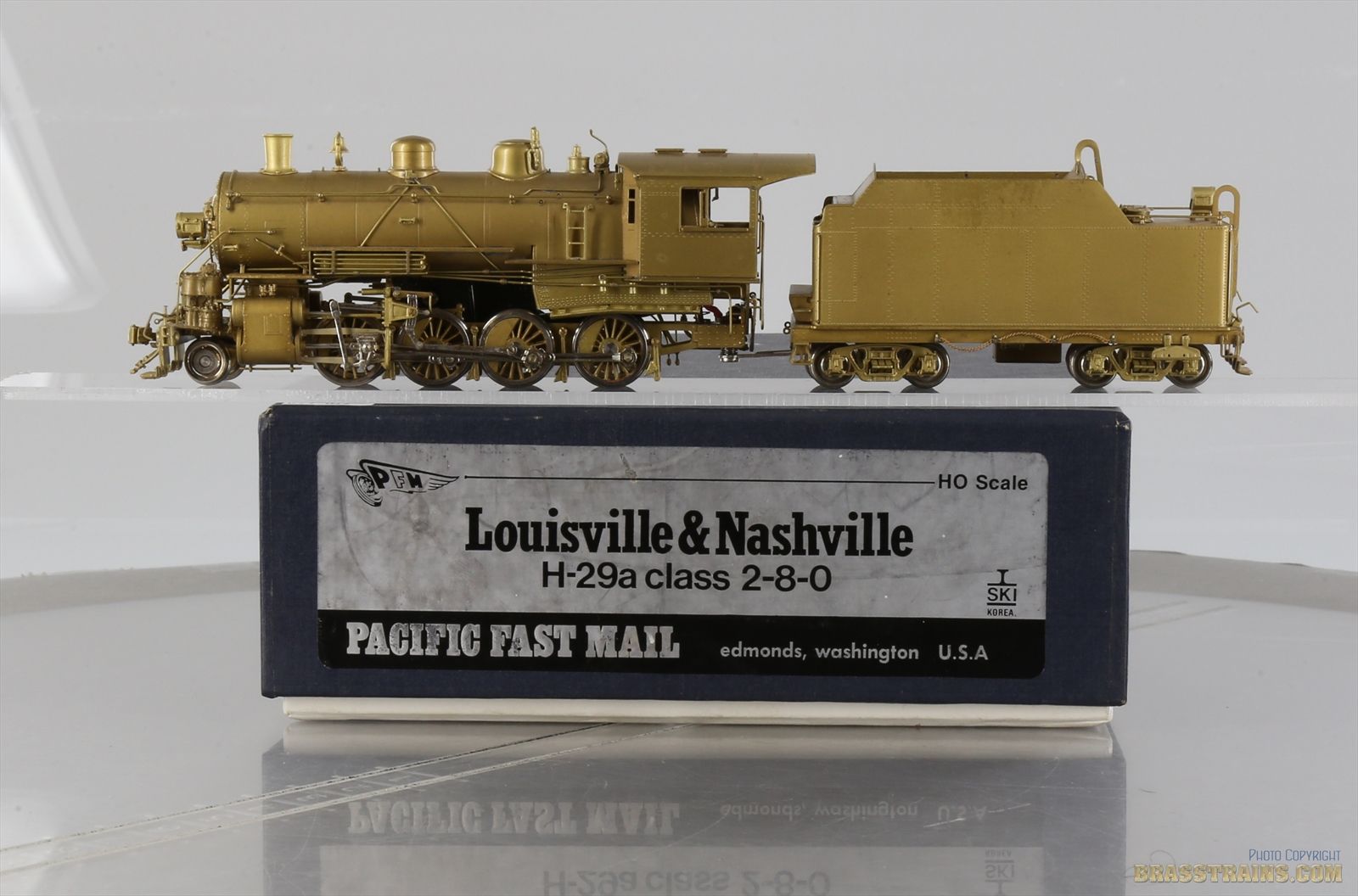 HO Brass Model Pacific Fast Mail PFM L&N H-29a Class 2-8-0 Steam ...