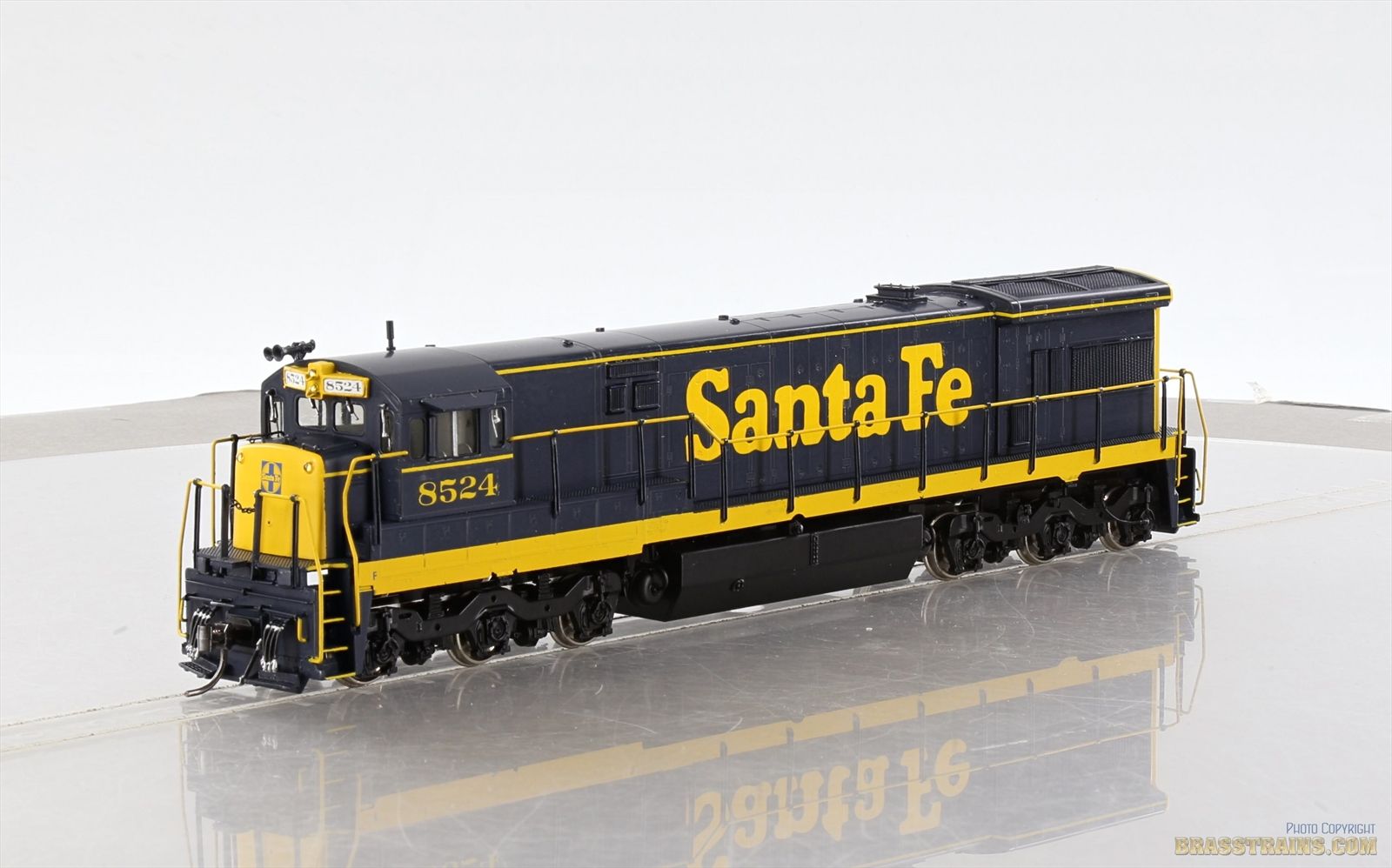 HO Brass Model - OMI 1963 U33C AT&SF Santa Fe #8524 Diesel - Custom