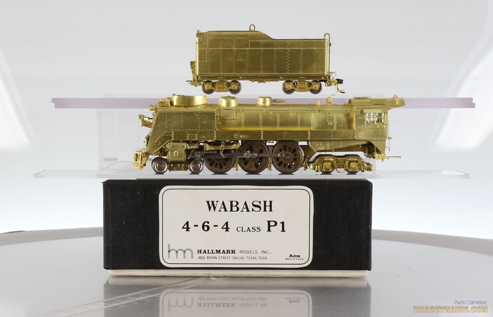 HO Brass Model - Hallmark AJIN WAB Wabash 4-6-4 Class P-1 Hudson - Semi ...