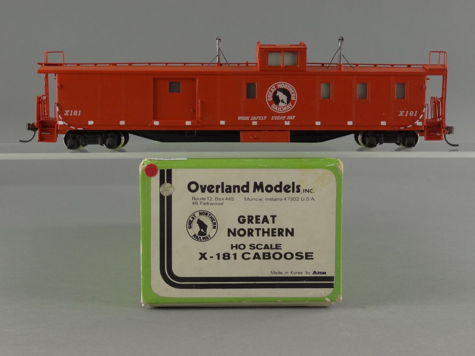 HO Brass Model - OMI 1109 GN Great Northern X-181 Long Caboose - Custom