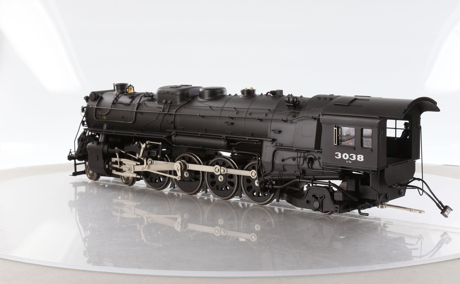 O Brass Model - Sunset NYC New York Central L3B 4-8-2 Mohawk #3038 - 2 ...