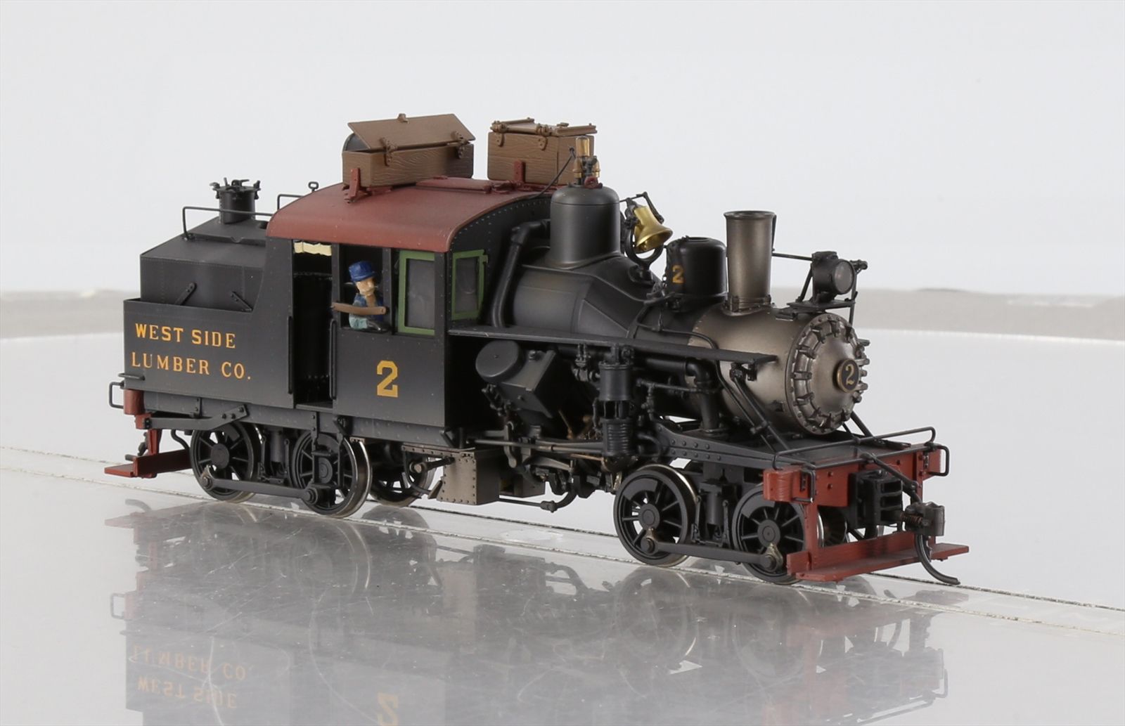 Sn3 Brass PBL Milestone - WSLCo Westside Lumber 2-Truck Logging Heisler ...