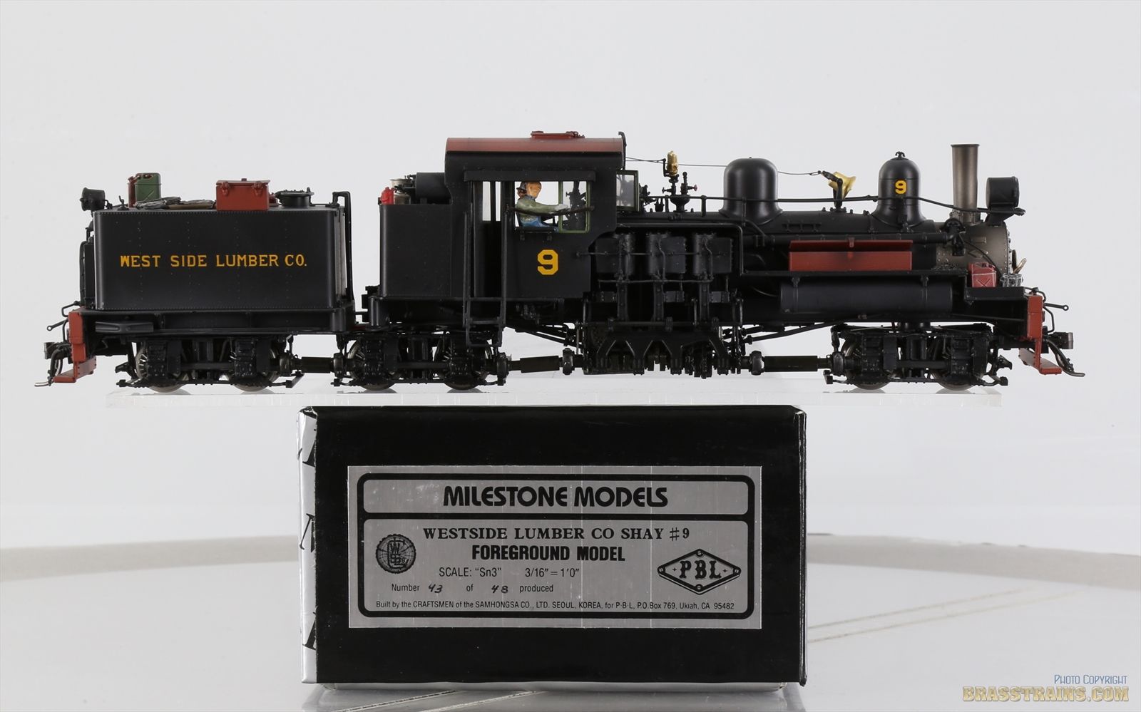 Sn3 Scale Brass Model Train - PBL Milestone - WSLCo Westside Lumber 3 ...