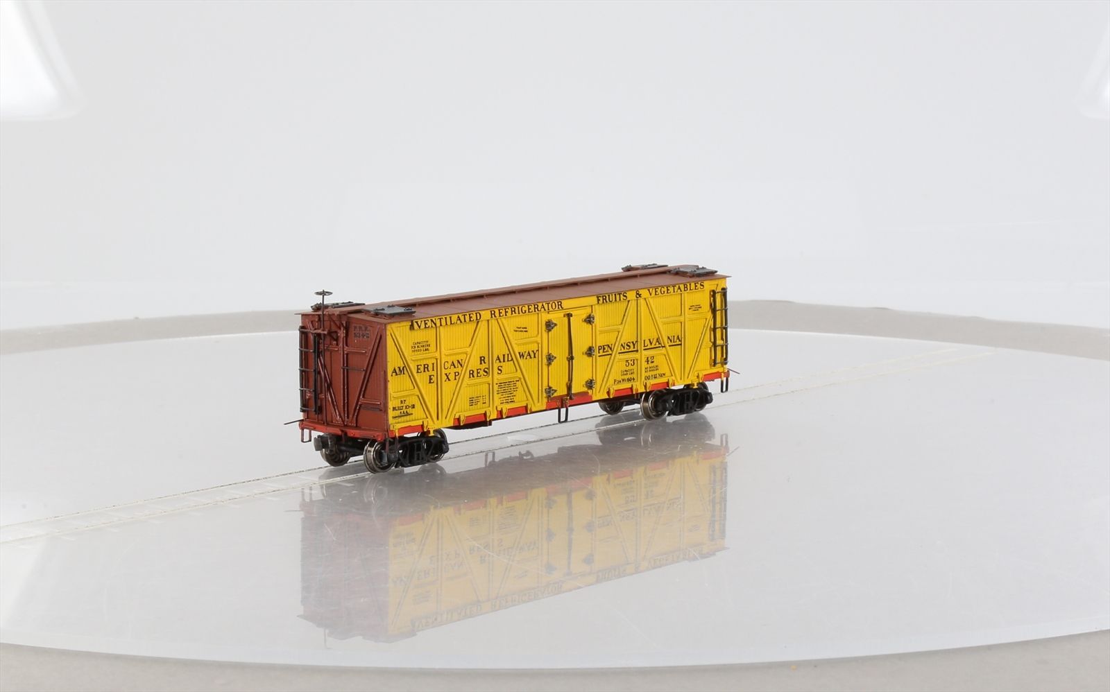 HO Brass Model - PSC 15700-1 PRR Pennsylvania R7 Composite Reefer #5342 ...