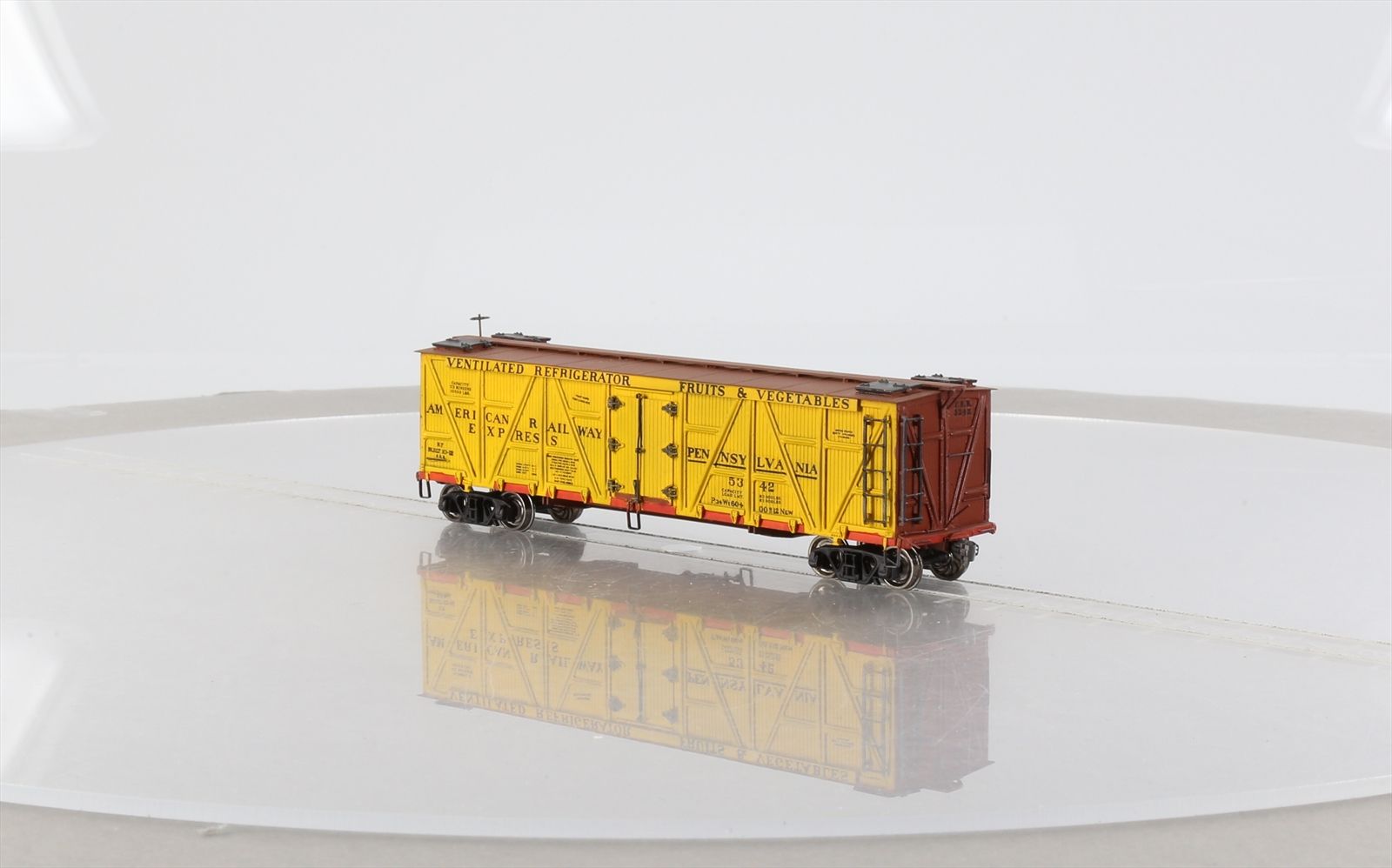 HO Brass Model - PSC 15700-1 PRR Pennsylvania R7 Composite Reefer #5342 ...
