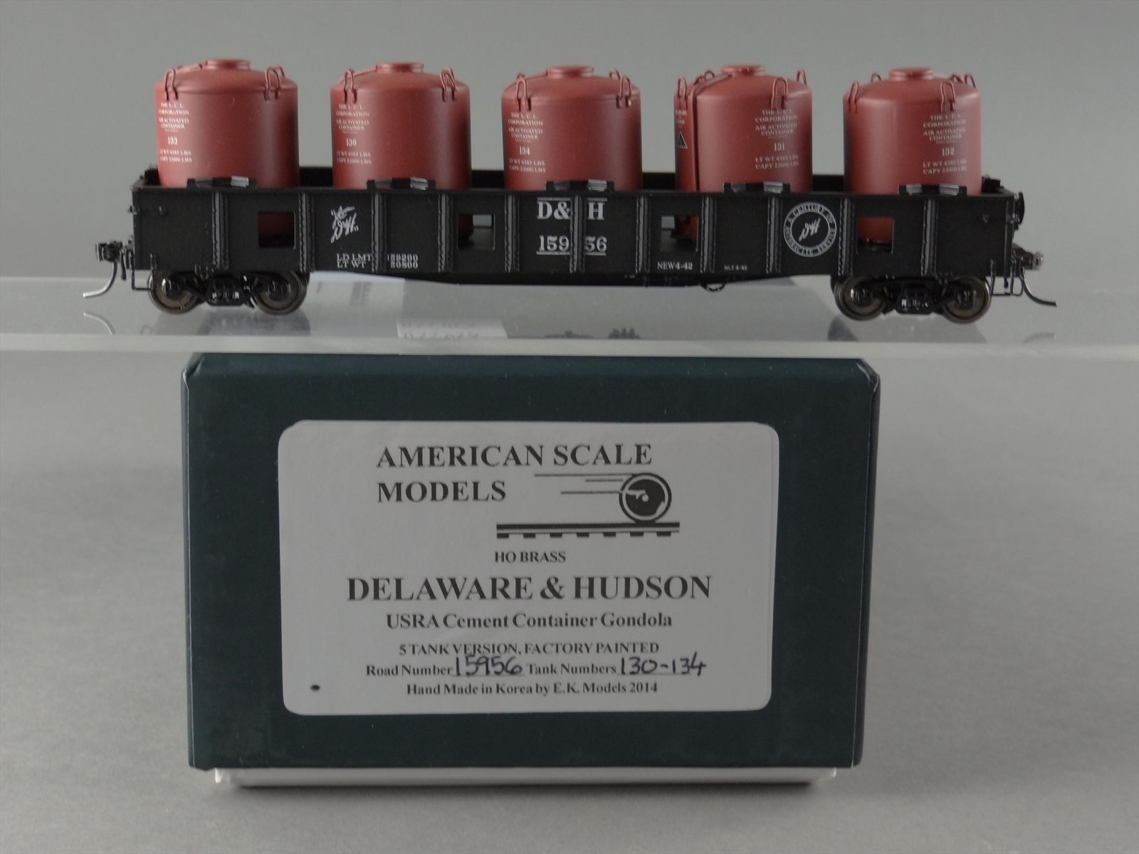 HO Brass Model - ASM American Scale Models D&H Delaware & Hudson Cement ...
