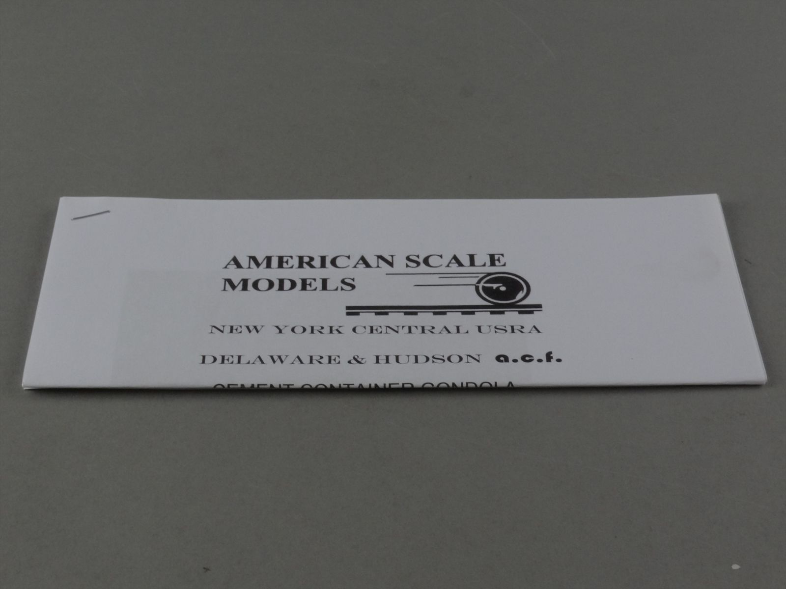 HO Brass Model - ASM American Scale Models NYC New York Central Cement ...
