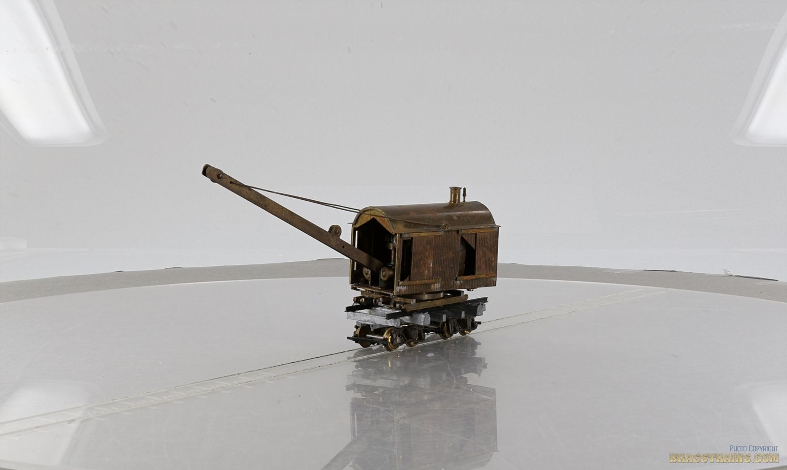 HO Brass Model - MEW LL50 Barnhard Operating Log Loader Crane - Unpainted