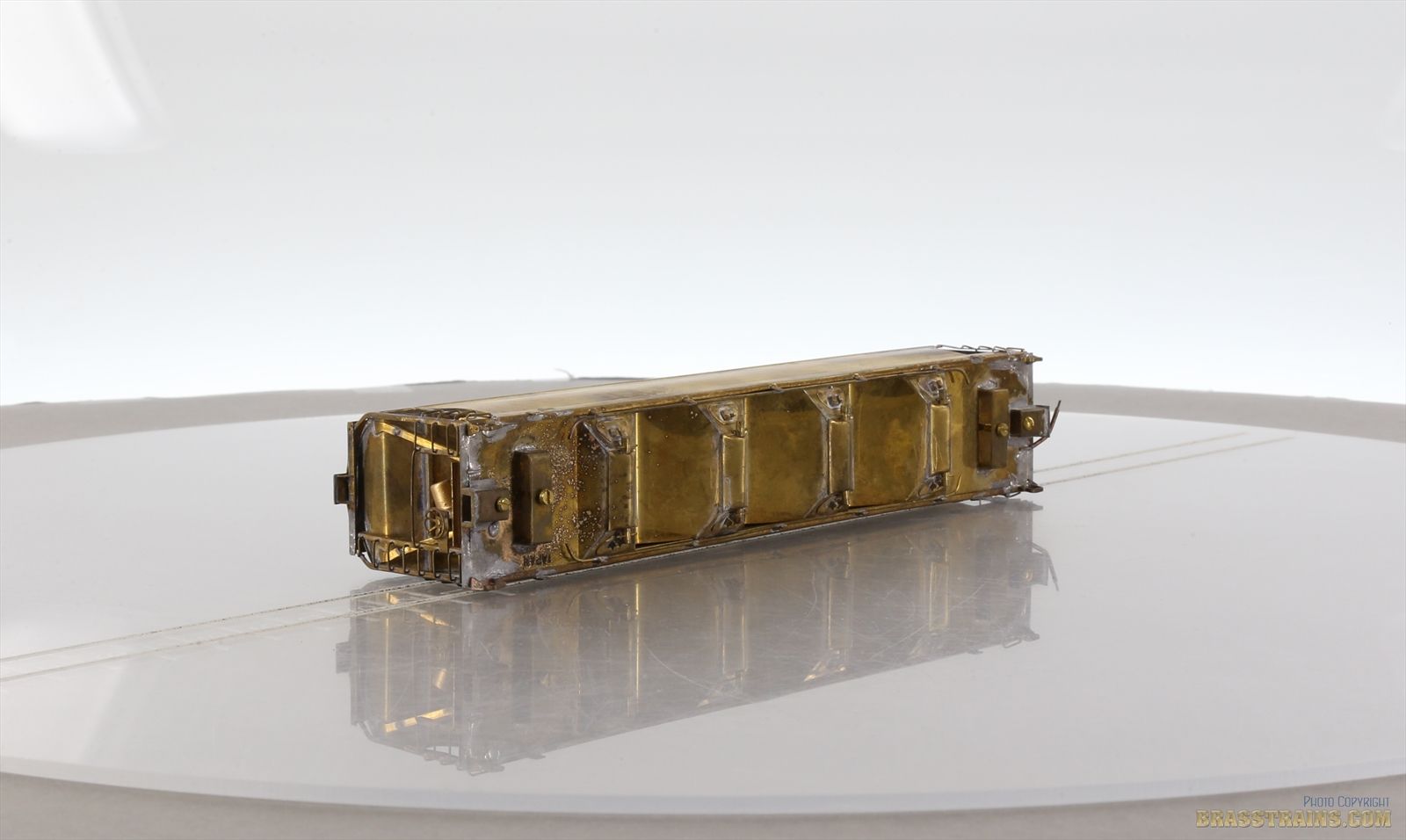 HO Brass Model - Walthers ACF Quad Covered Hopper 4-Bay - Unpainted ...