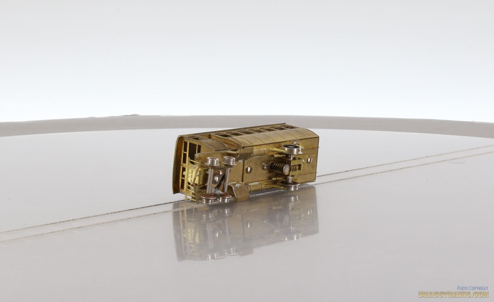 HO Brass Red Ball / Howell Day Mack Brill AB Rail Bus - Powered - Unpainted