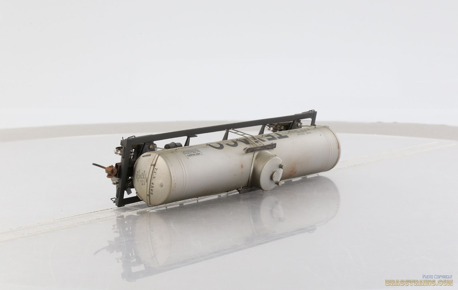 HO Brass Model - PSC 15606 TCX TEXACO 16,000 Gallon Tank Car #4593 - F ...