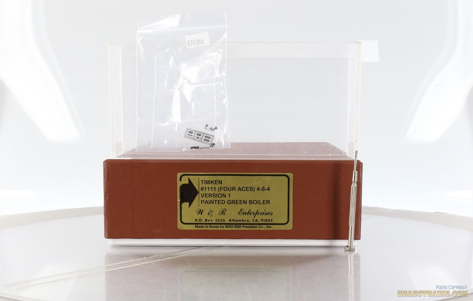 HO Brass Model - W&R Timken Four Aces 4-8-4 #1111 - Version 1 - Green ...