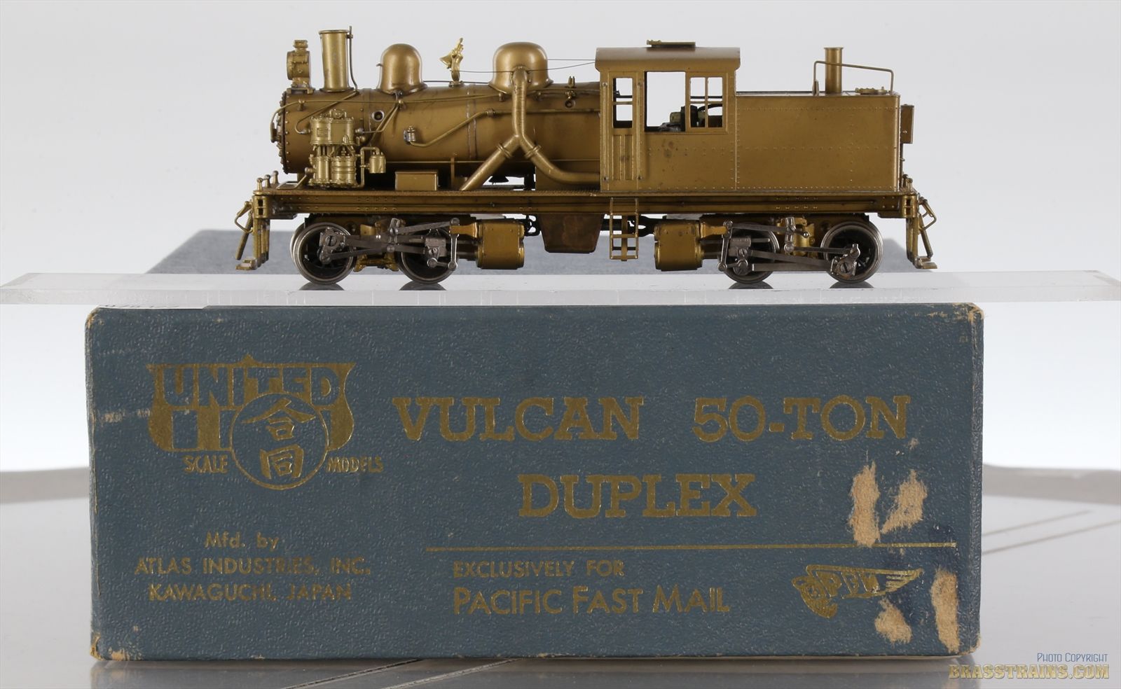 HO Brass Model - PFM Vulcan 50-Ton Duplex Logging Loco - Early Run ...