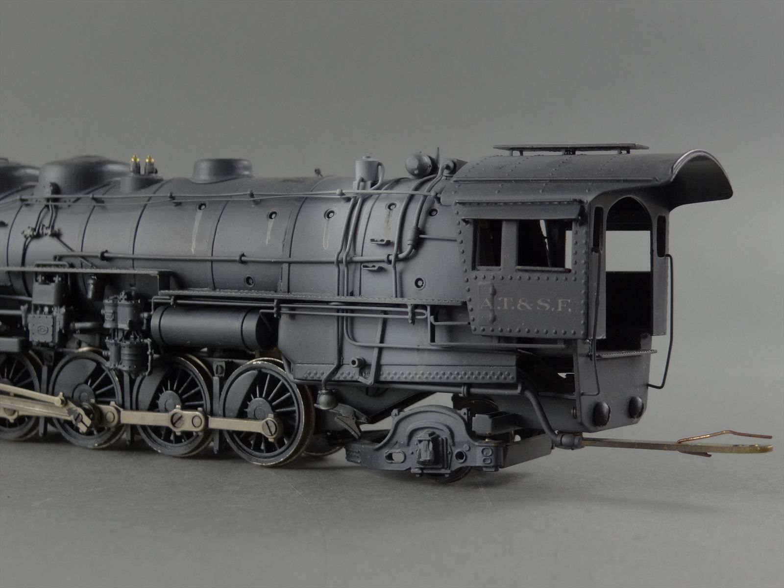 HO Brass Model Train - PFM AT&SF Santa Fe 2-10-2 #3912 - Custom + Weathered