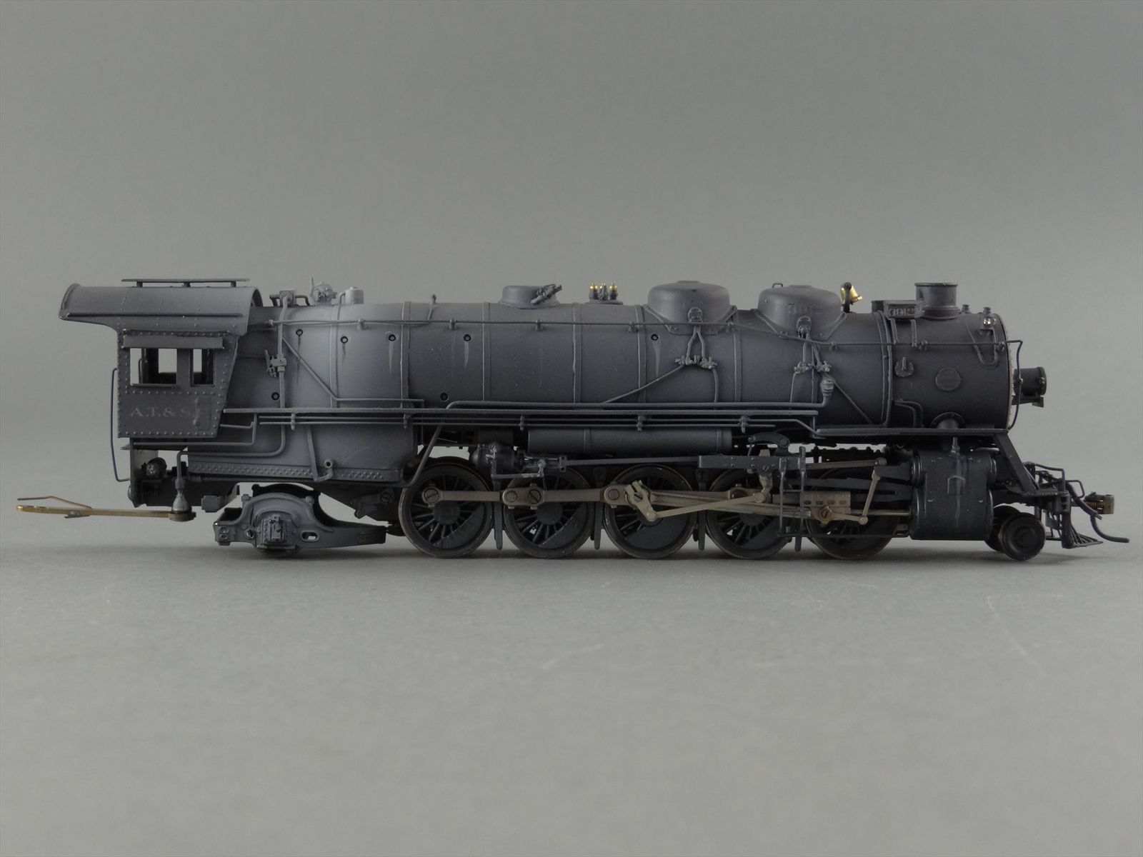 HO Brass Model Train - PFM AT&SF Santa Fe 2-10-2 #3912 - Custom + Weathered
