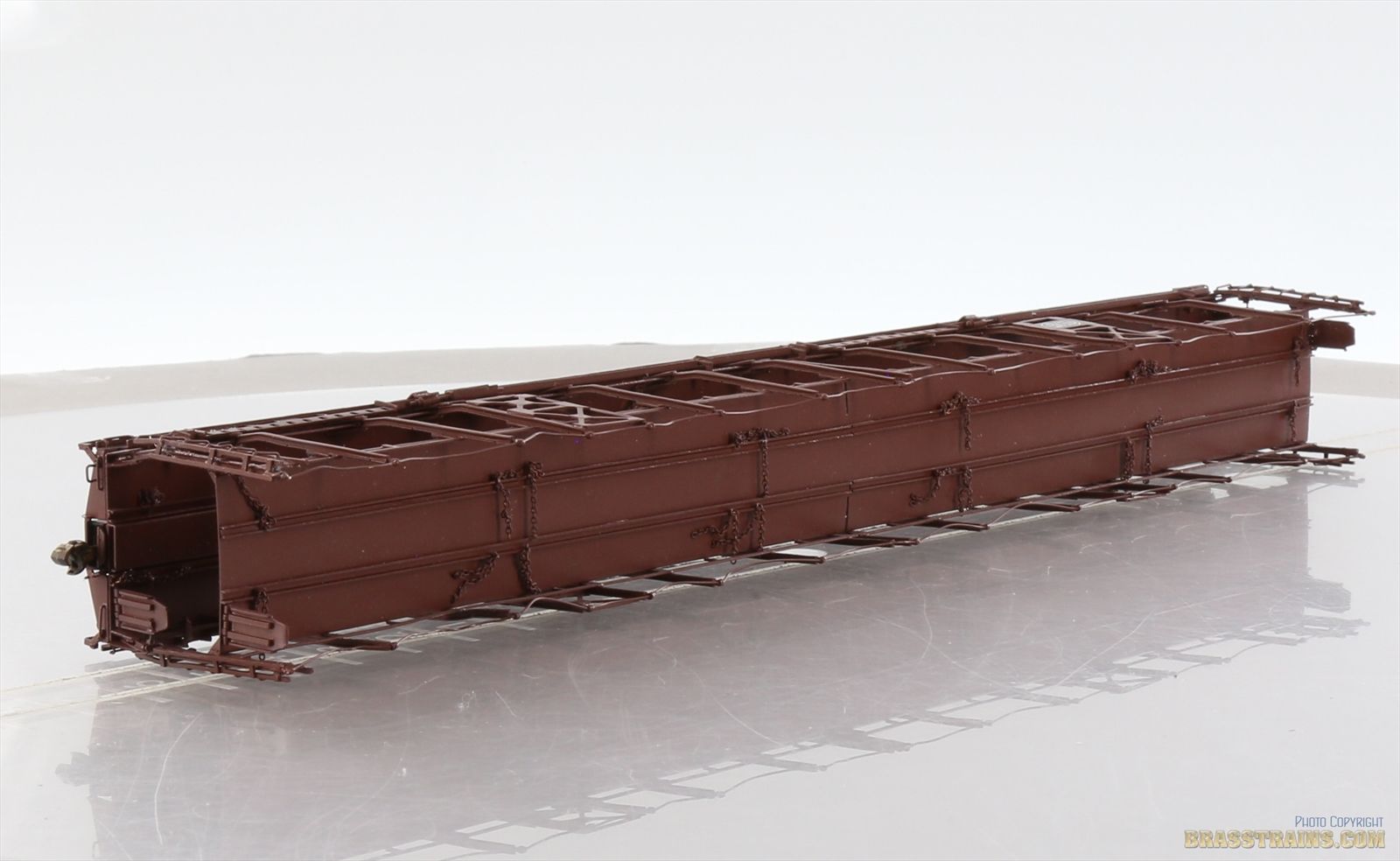 HO Brass Model - OMI 3125 Bi-Level Open Auto Rack NIFX #9066 - Custom