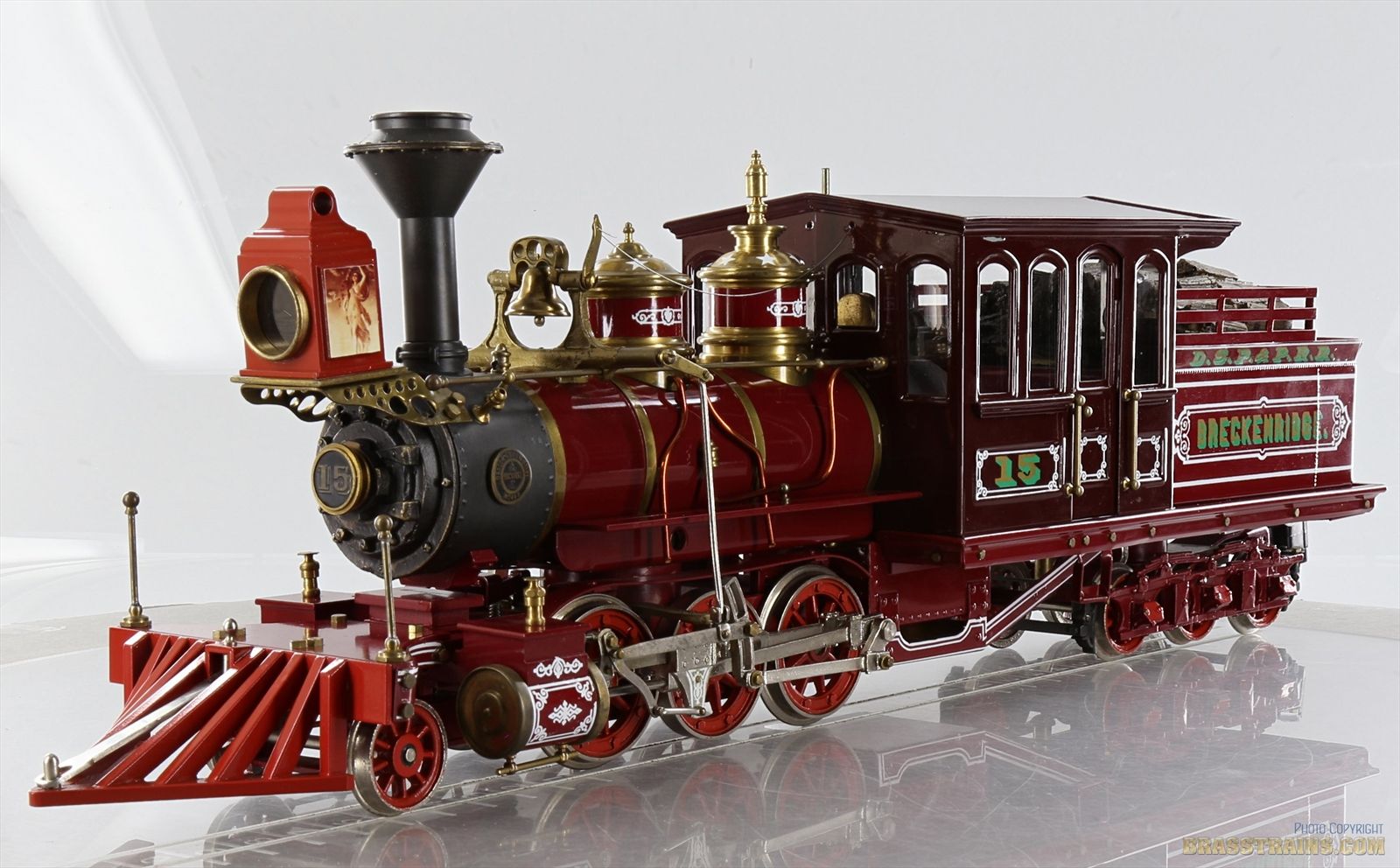 Gauge 1 Brass Model - Delton Mason Bogie Breckenridge DSP&PRR #15 2-6 ...