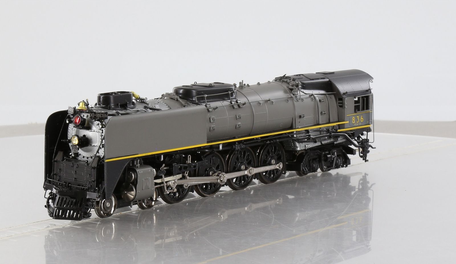 HO Brass Model - OMI 4521.1 UP Union Pacific FEF-3 4-8-4 #836 - Two Tone Gray - F/P