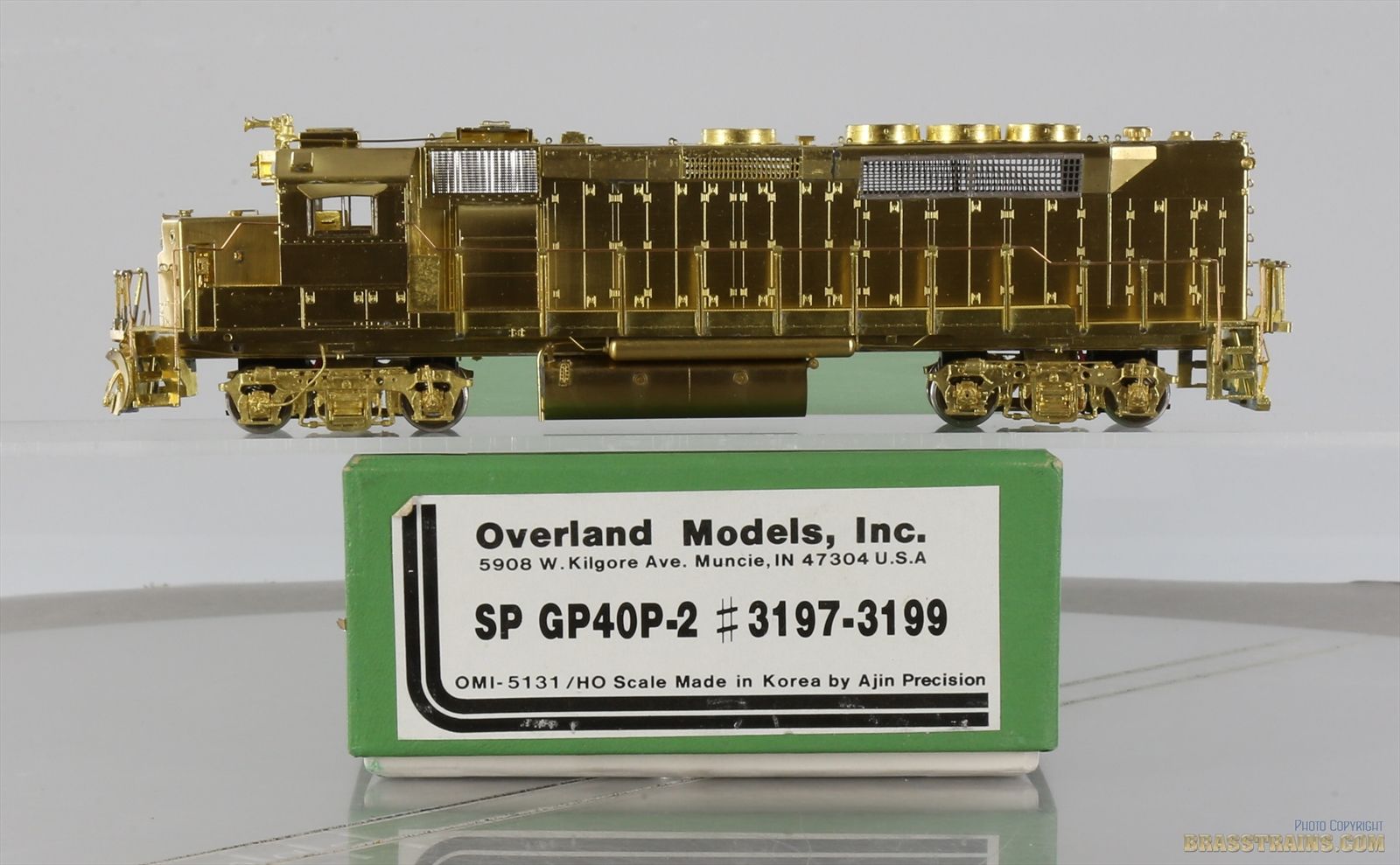 HO Brass Model - OMI 5131 SP Southern Pacific GP40P-2 #3197-3199 - Unpainted