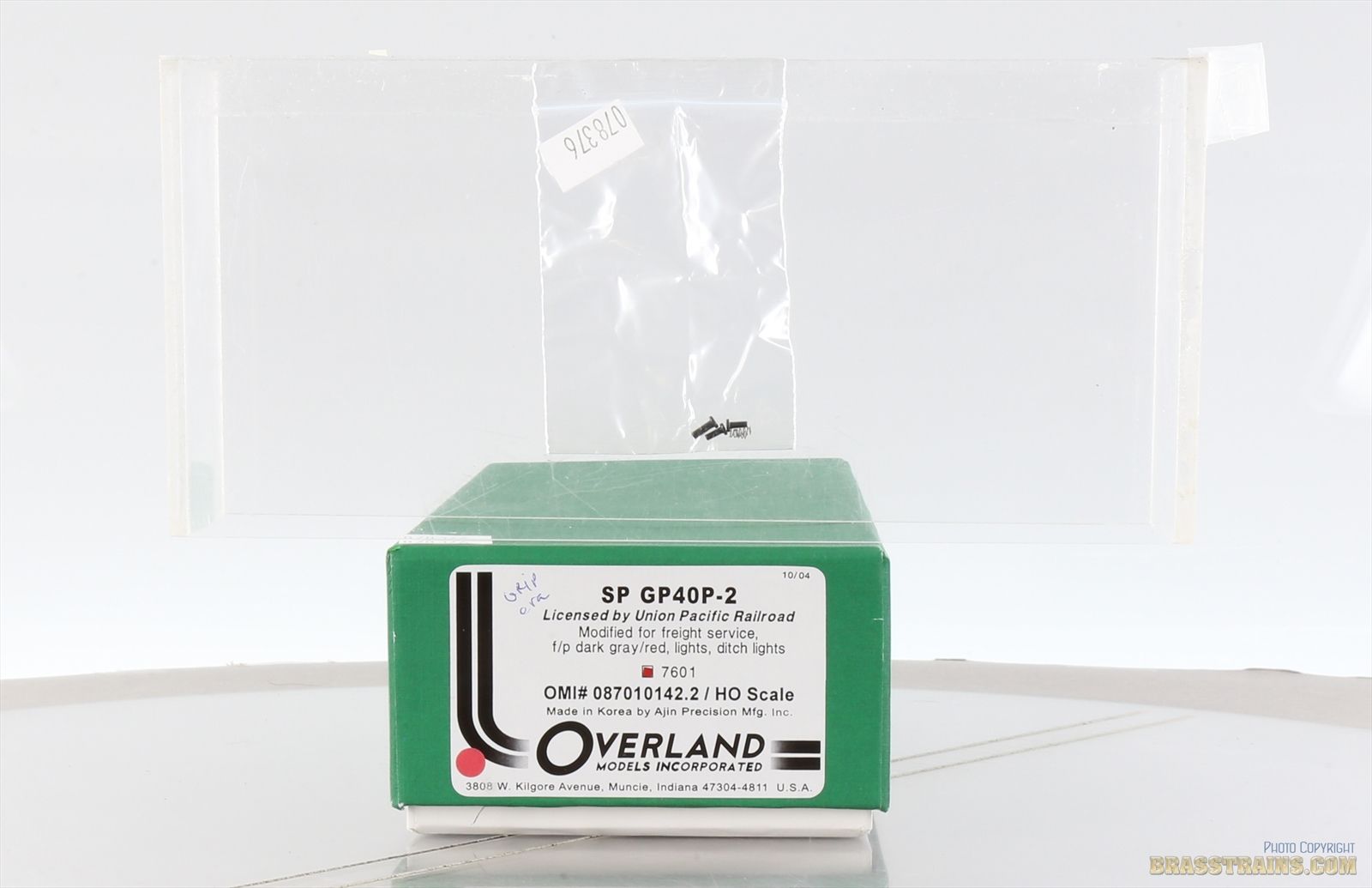 HO Brass Model - OMI 87010142.2 SP GP40P-2 Freight Diesel #7601 - F/P