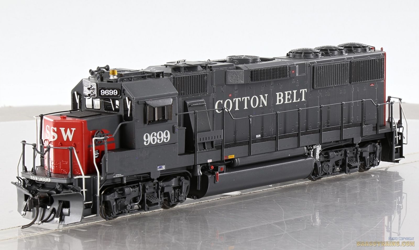 HO Brass Model - OMI 087010032.1 SSW Cotton Belt GP60 Diesel #9699 - 2003 Run - F/P