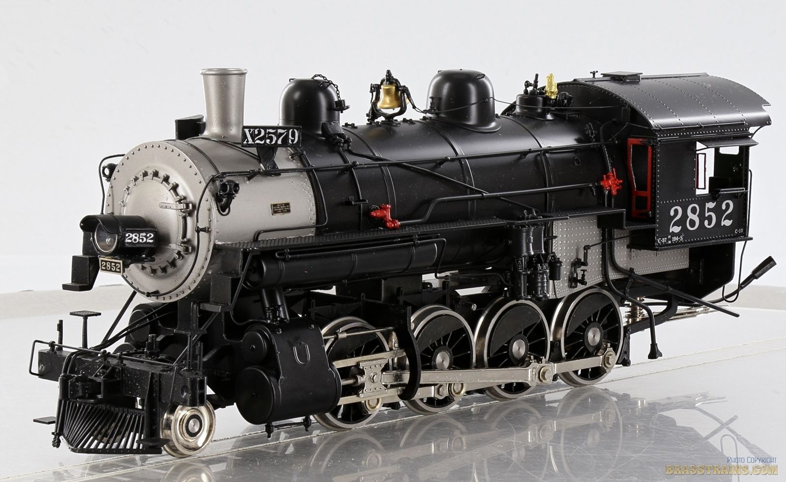 O Scale Brass Model Train - PFM SP Southern Pacific C-10 2-8-0 #2852 - F/P