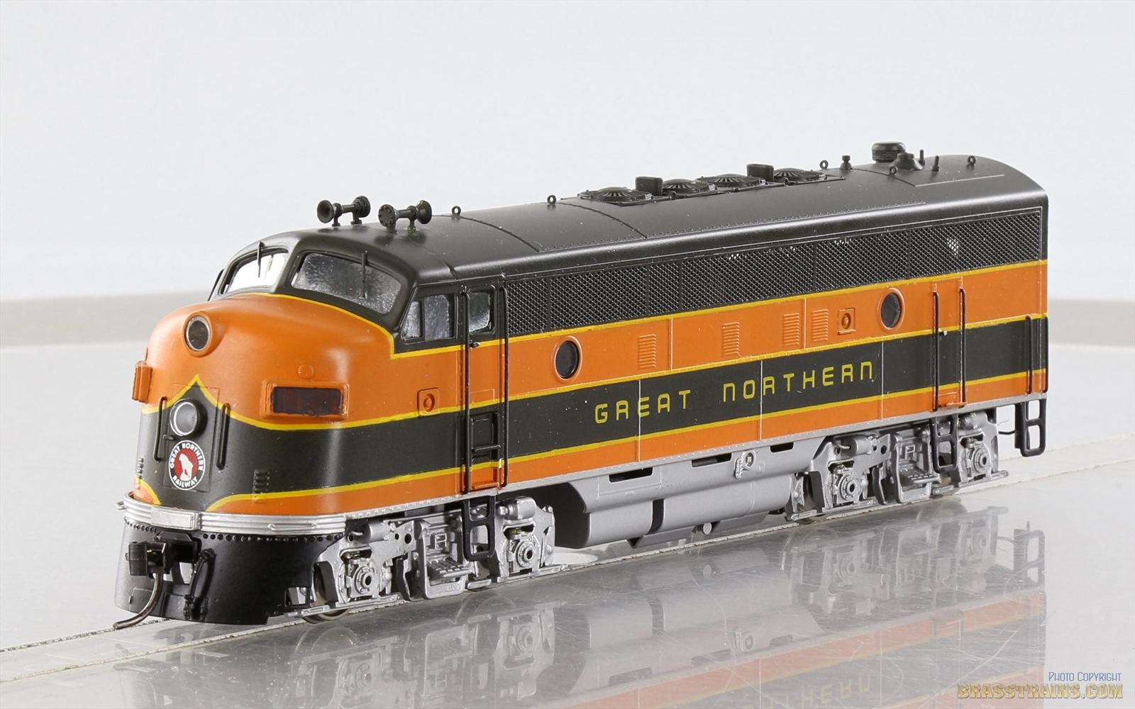 HO Brass Model Train - Oriental GN Great Northern EMD F3 F3A - F/P