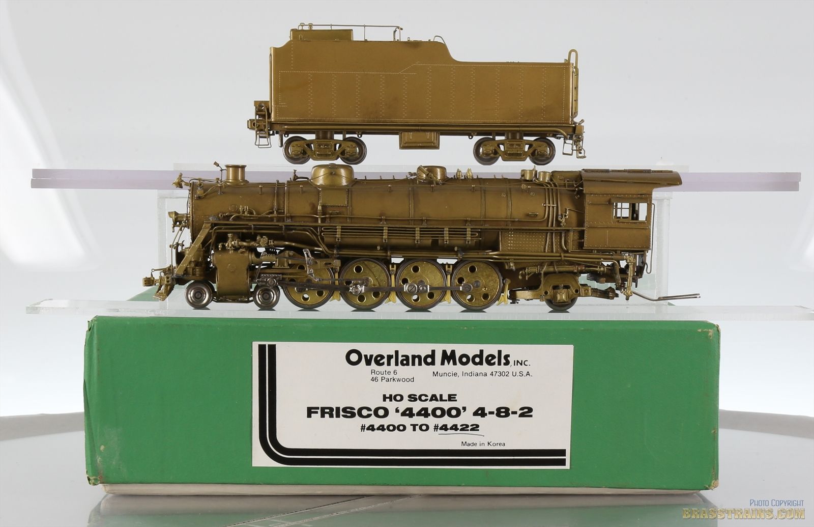 HO Brass Model - OMI 1415 FRISCO SLSF 4-8-2 #4400 - #4422 - Coal ...