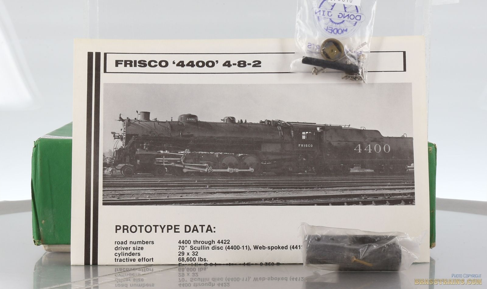 HO Brass Model - OMI 1415 FRISCO SLSF 4-8-2 #4400 - #4422 - Coal ...
