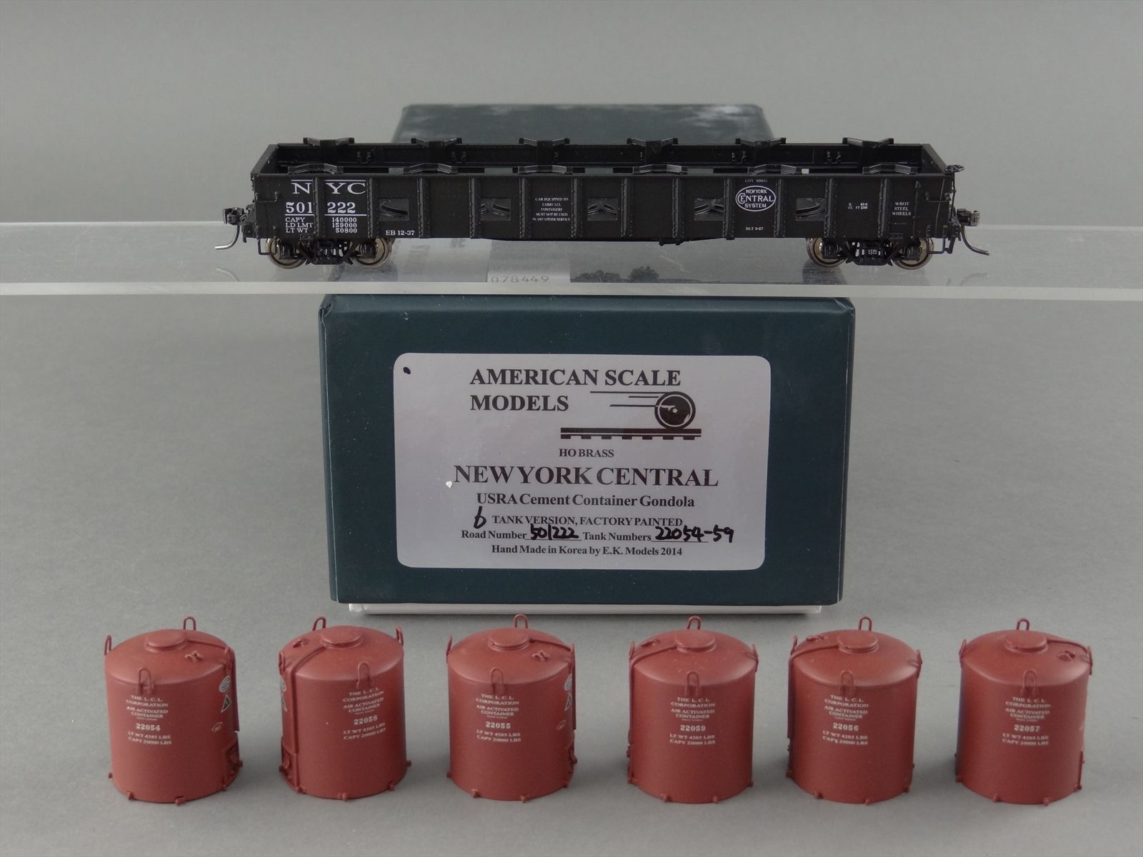 HO Brass Model - ASM American Scale Models NYC New York Central Cement ...