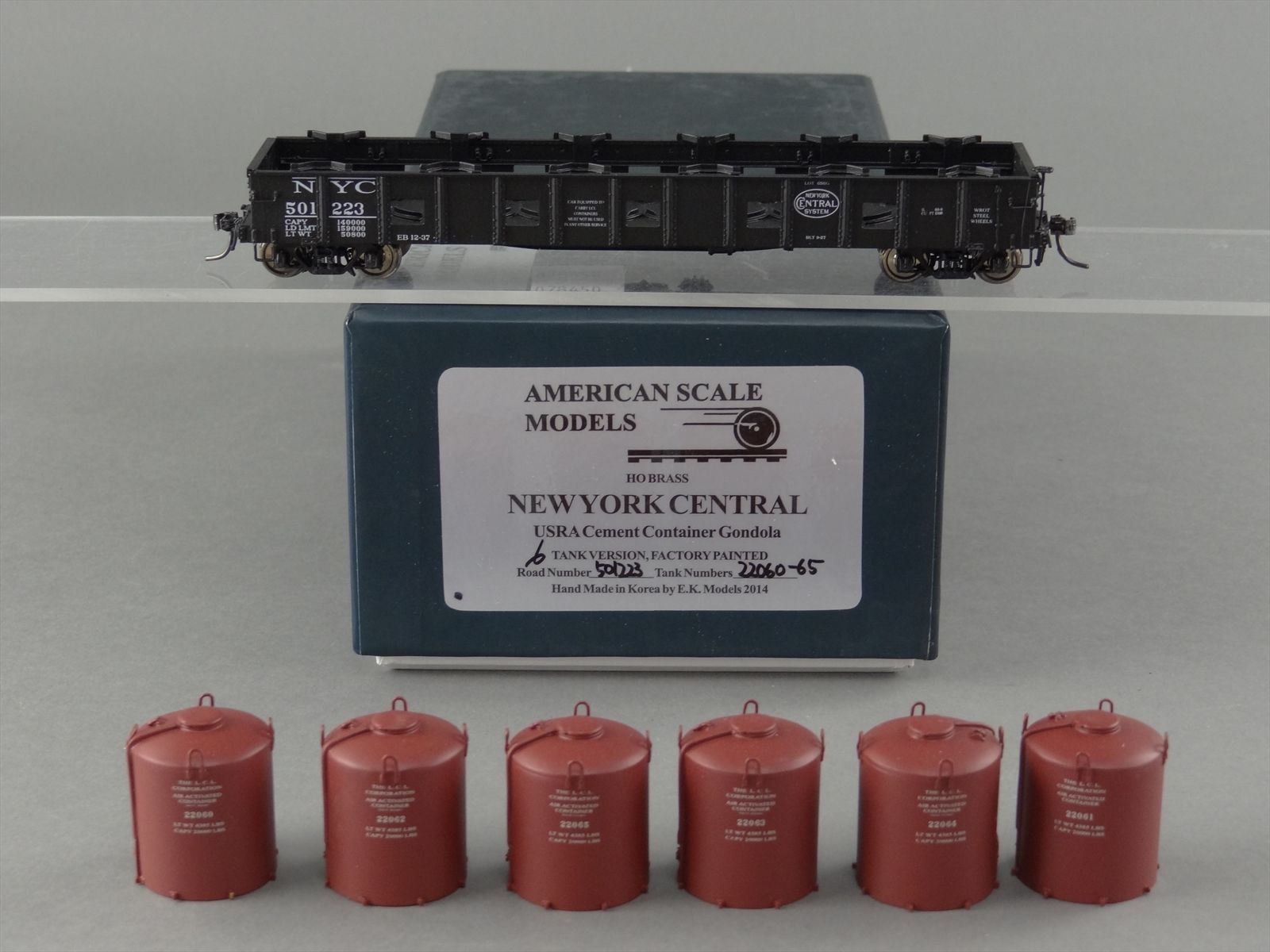 HO Brass Model - ASM American Scale Models NYC New York Central Cement ...