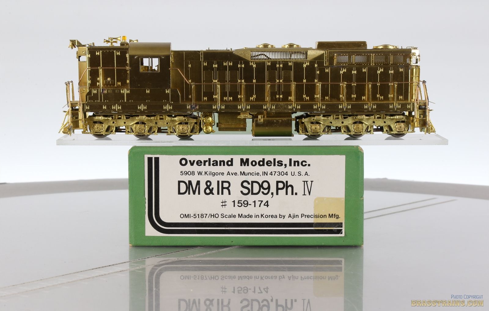 HO Brass Model - OMI 5187 DM&IR Duluth Missabe & Iron Range SD9 Phase IV - Unpainted