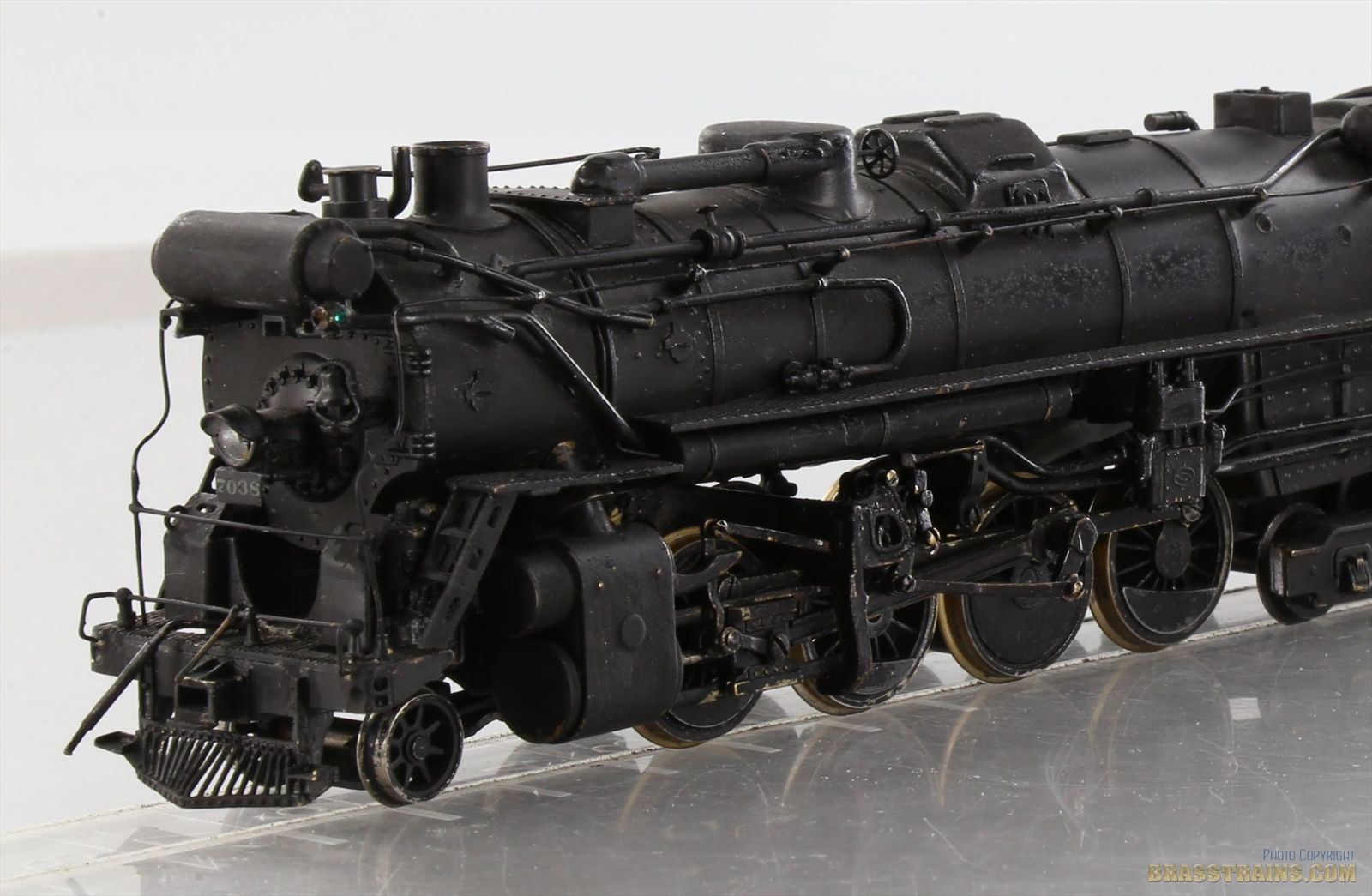HO Brass Model - Pilot Model - IC Illinois Central 2-8-4 #7038 - RARE 1 ...